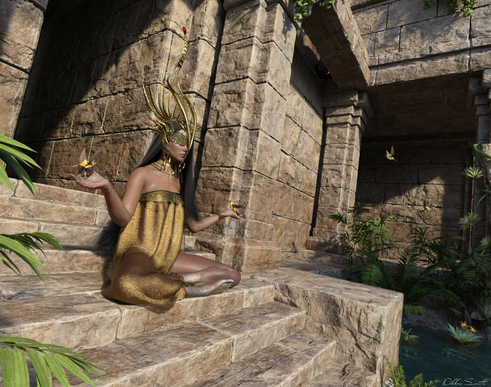 ArtStation - Sun Goddess