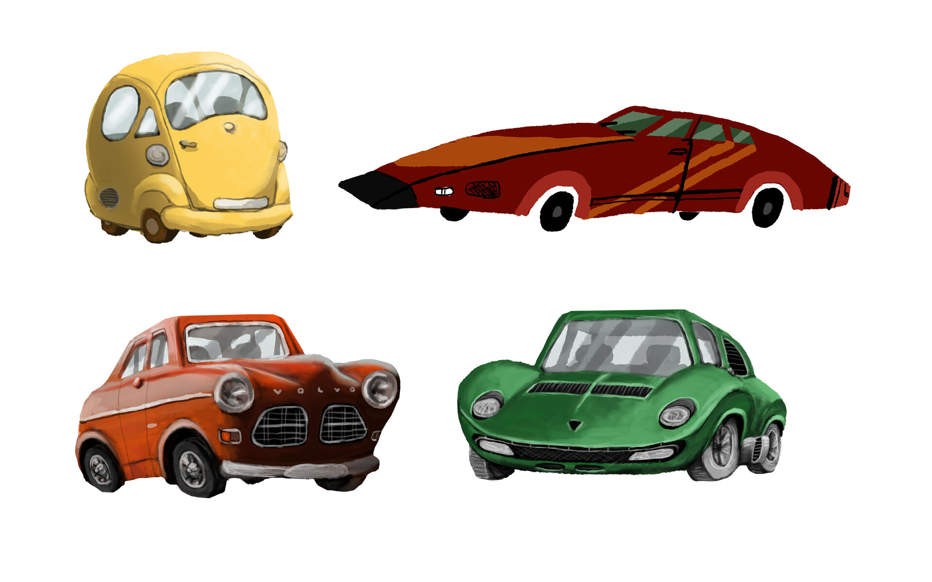 ArtStation - Car stylisation practice