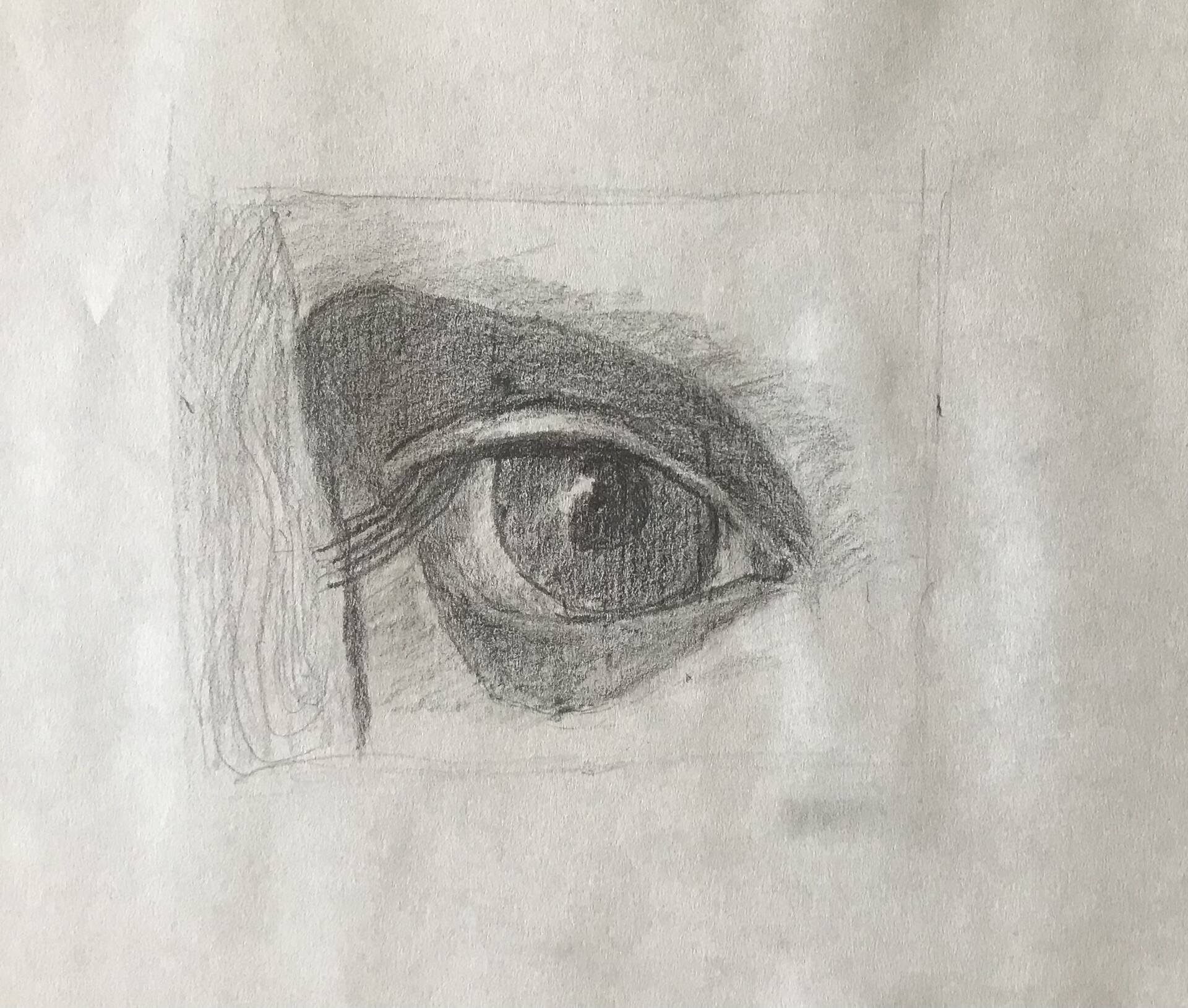 ArtStation - Pencil eye practice