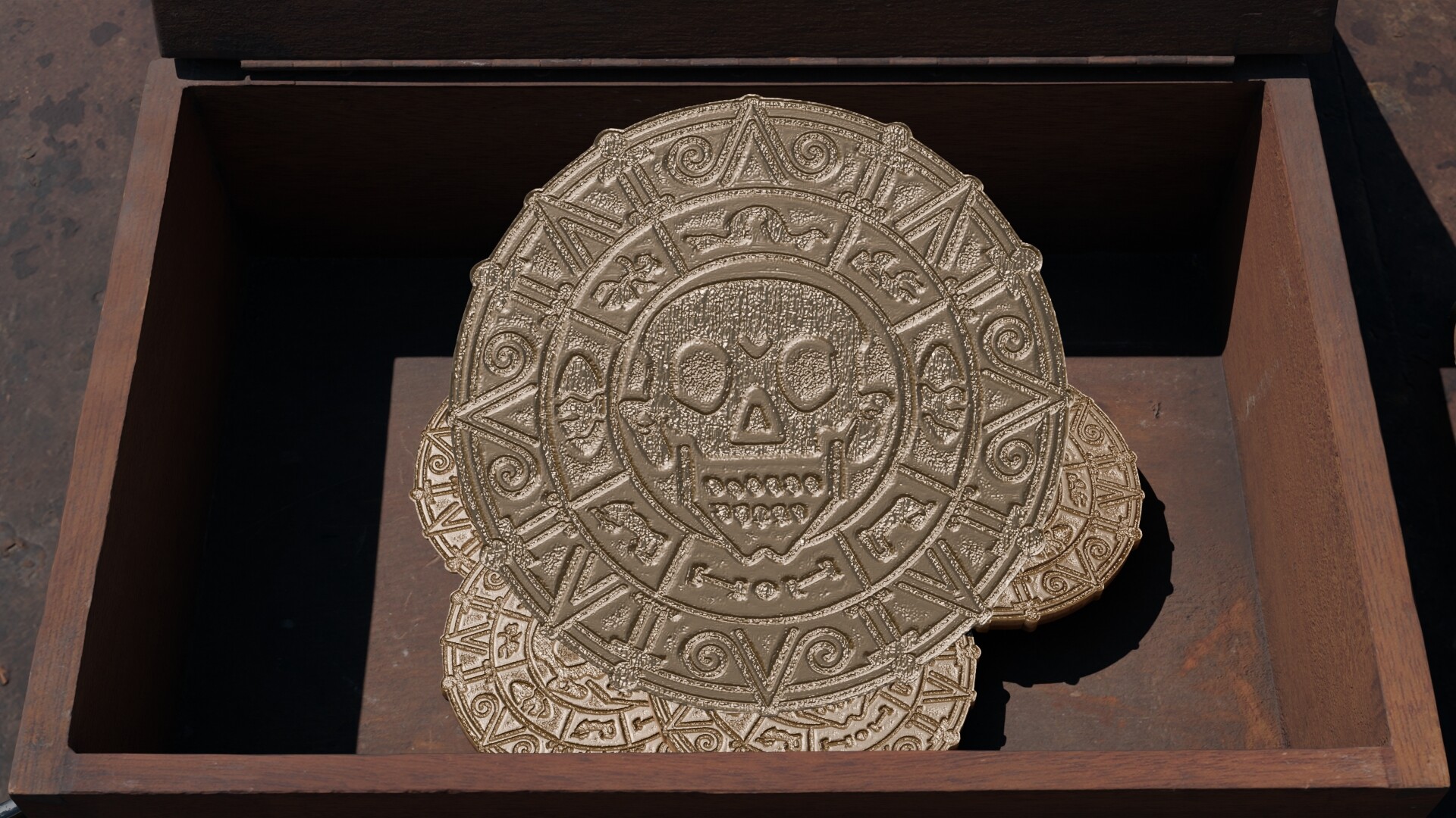 ArtStation - Fan Art of the Pirates of the Caribbean Medallion: The ...