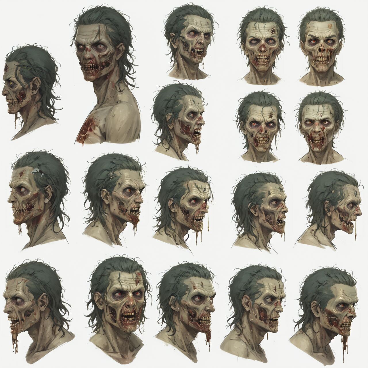 4K Anime Reference Art for Artists and Enthusiasts - 396 Zombie ...