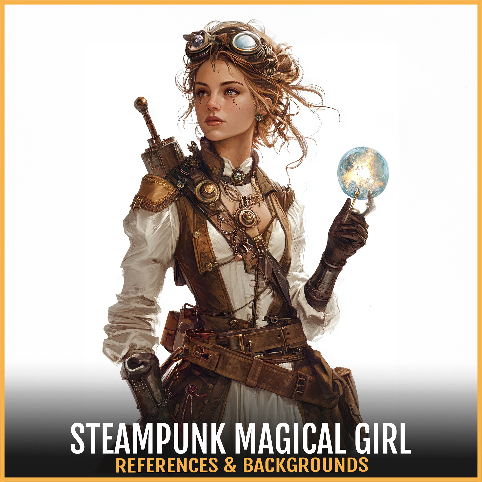 ArtStation - 505 steampunk magical girl