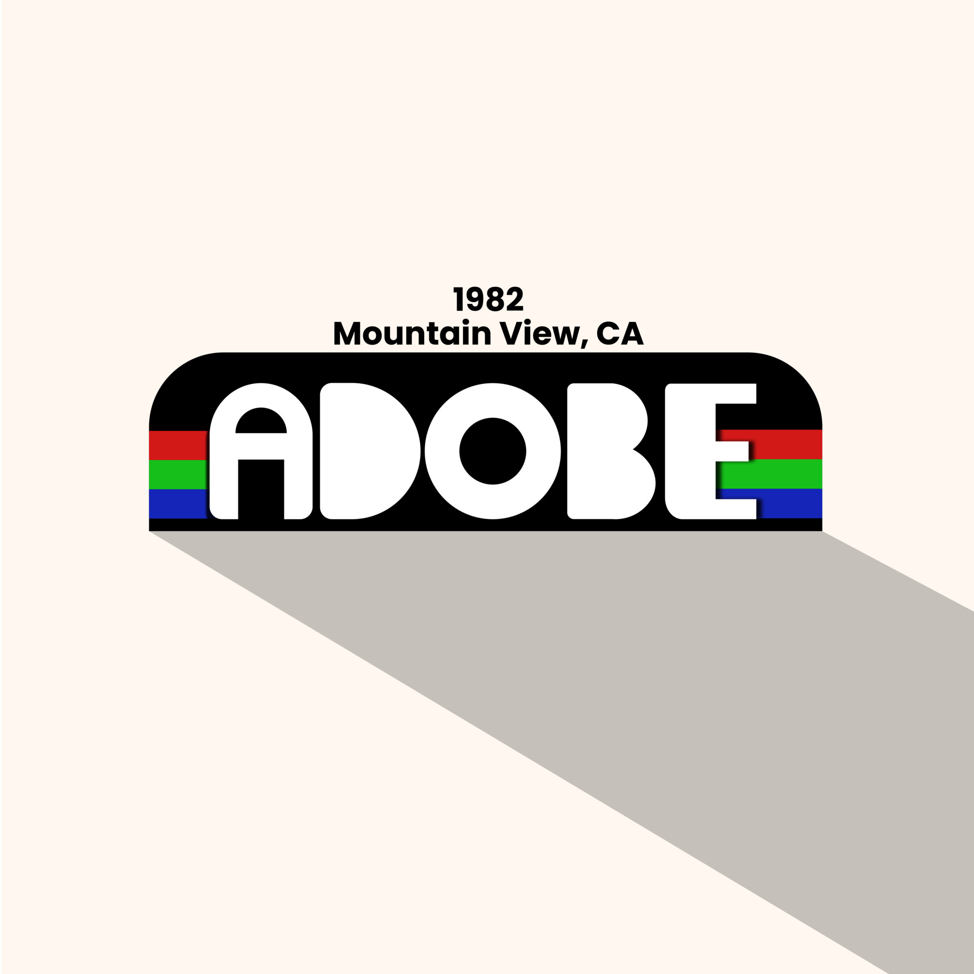 ArtStation - Retro-fied Adobe logo