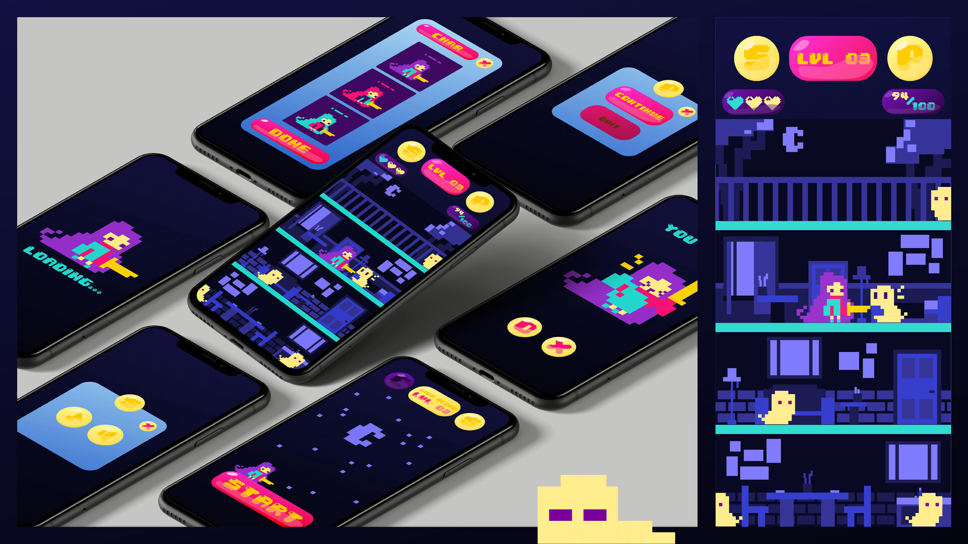 ArtStation - PixelJump - Game design