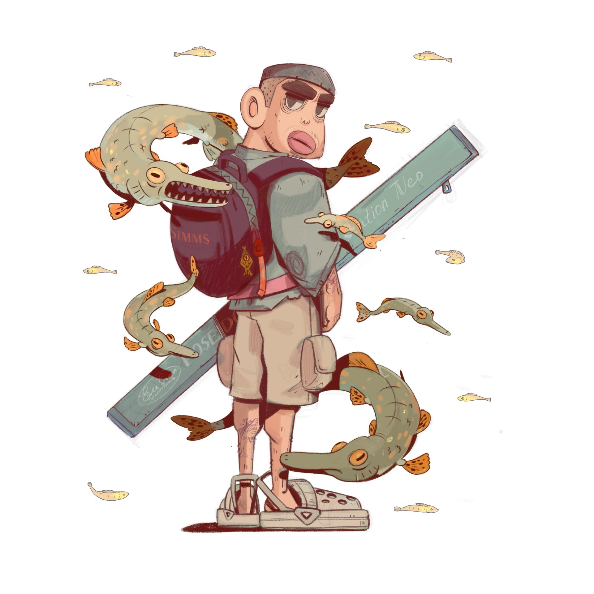 ArtStation - Urban Fishing: Exploring Angling in the City