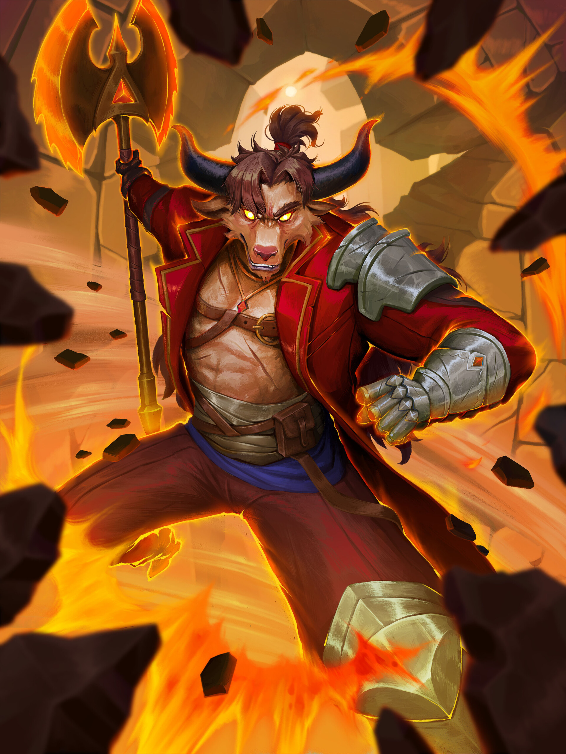 ArtStation - minotaur warrior