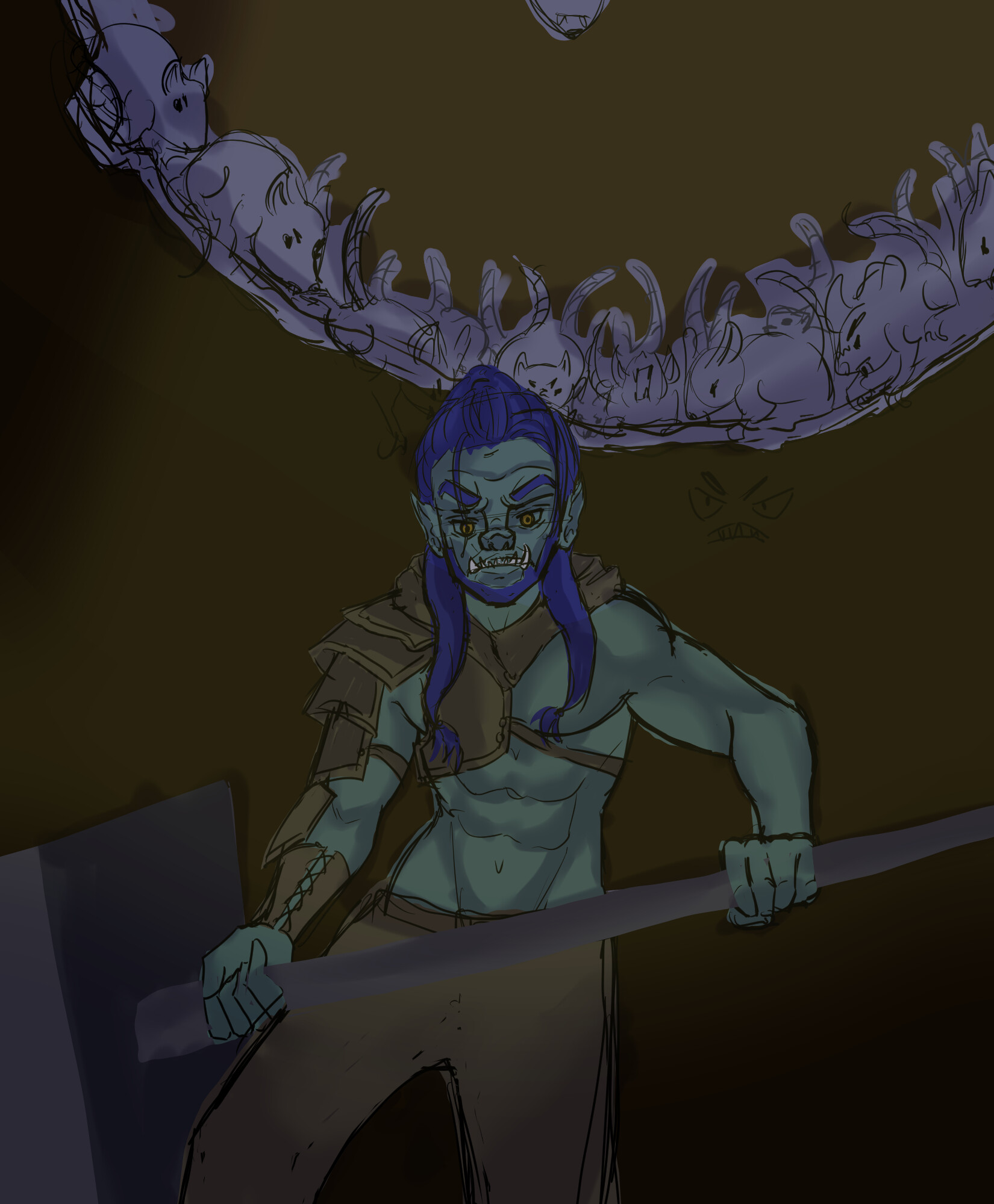 ArtStation - Oc dnd friend's character