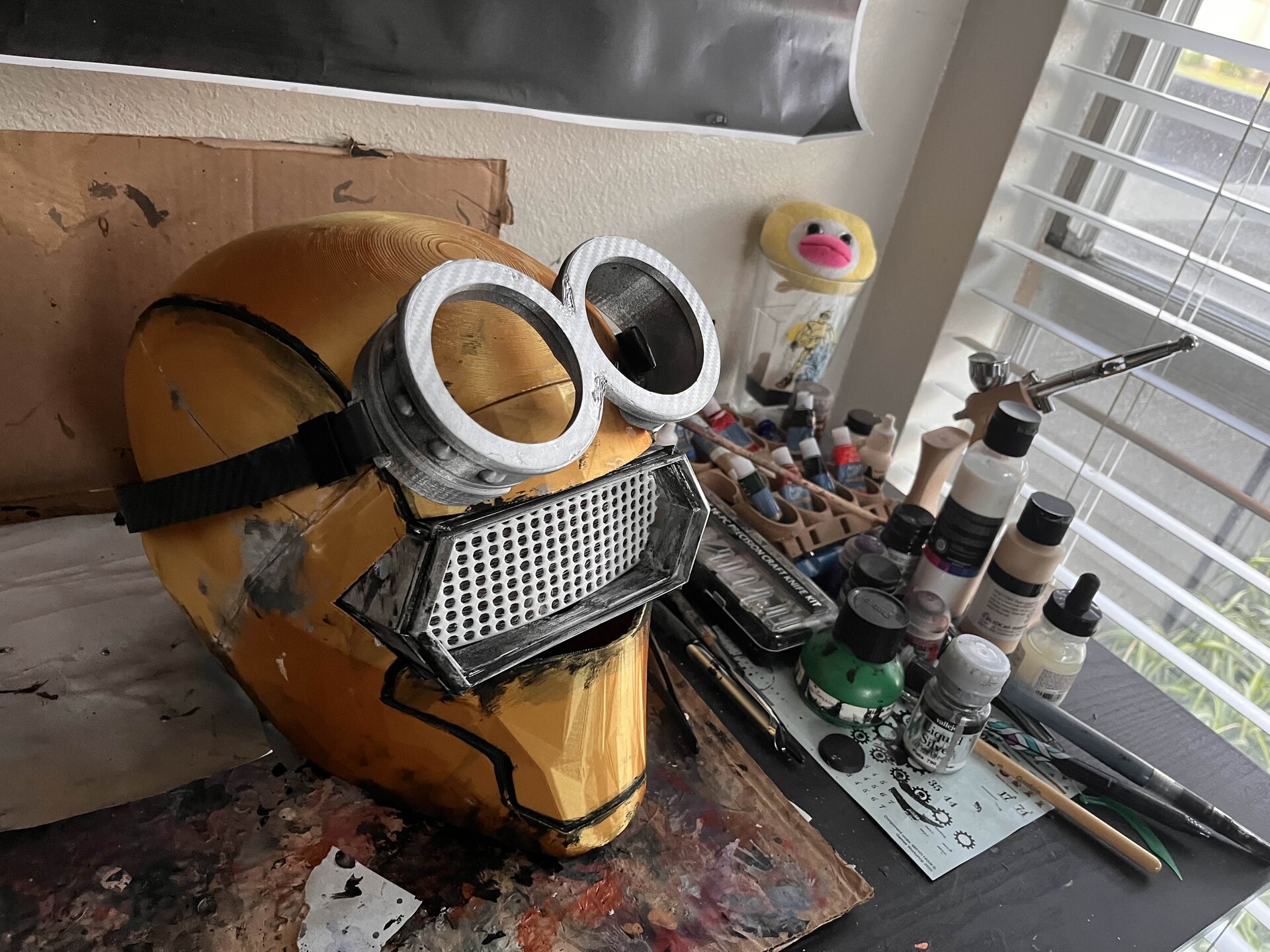 ArtStation - Minion DF helmet prop print