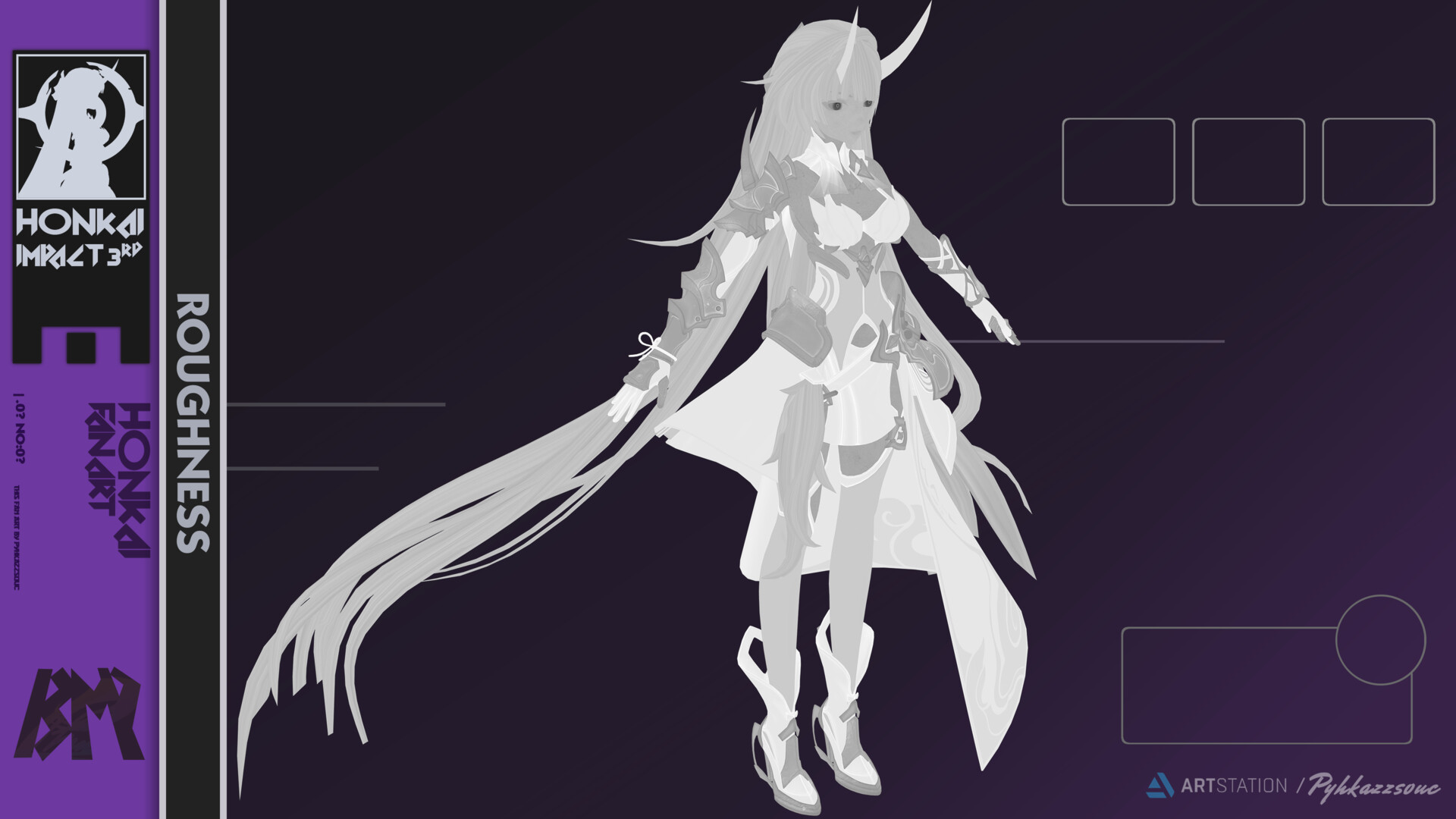 Pyhkazzsouc - Herrscher of Thunder / Raiden Mei / Fan Art / Honkai Impact 3