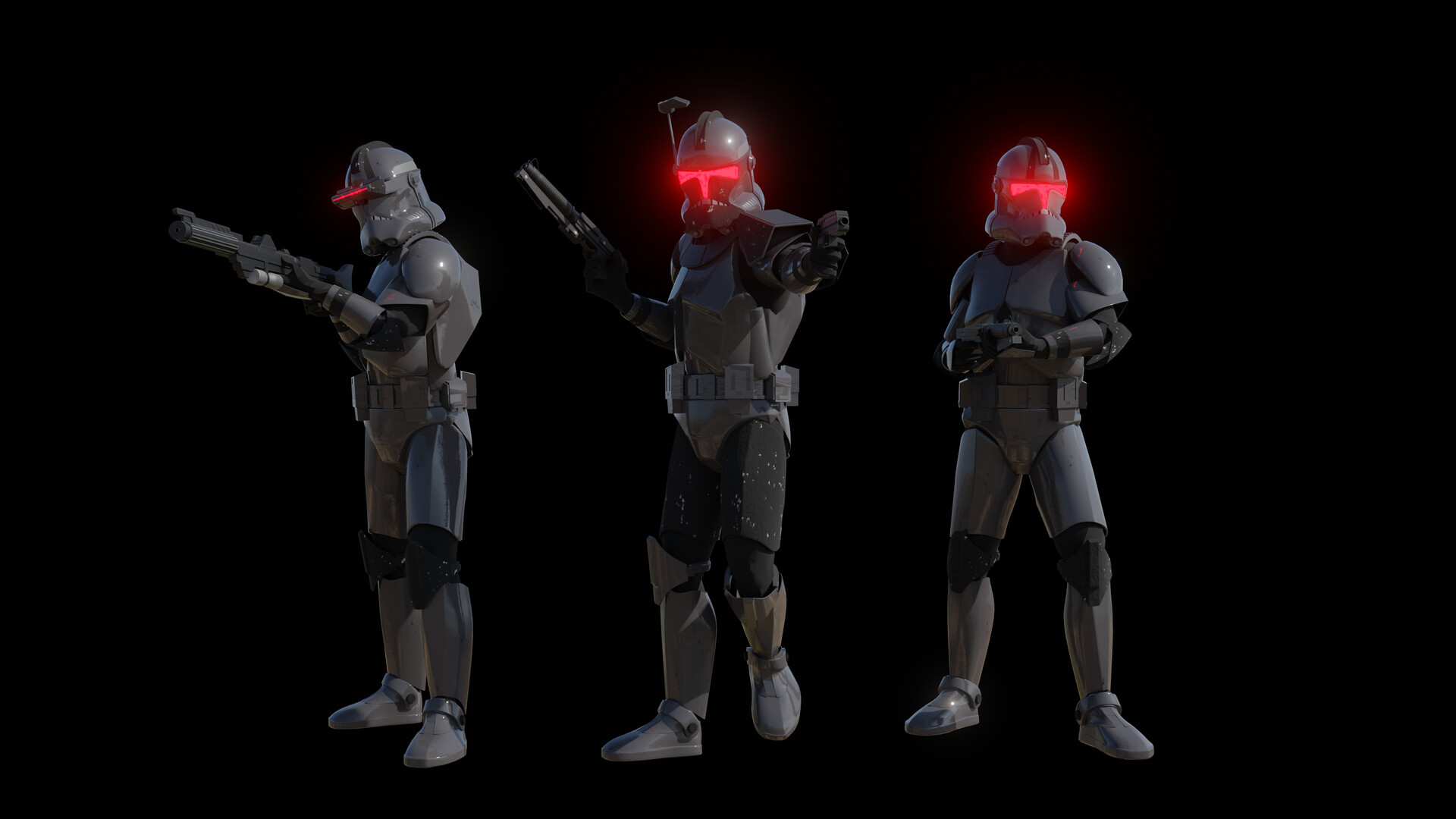 ArtStation - Stealth Clone Troopers (Blender)