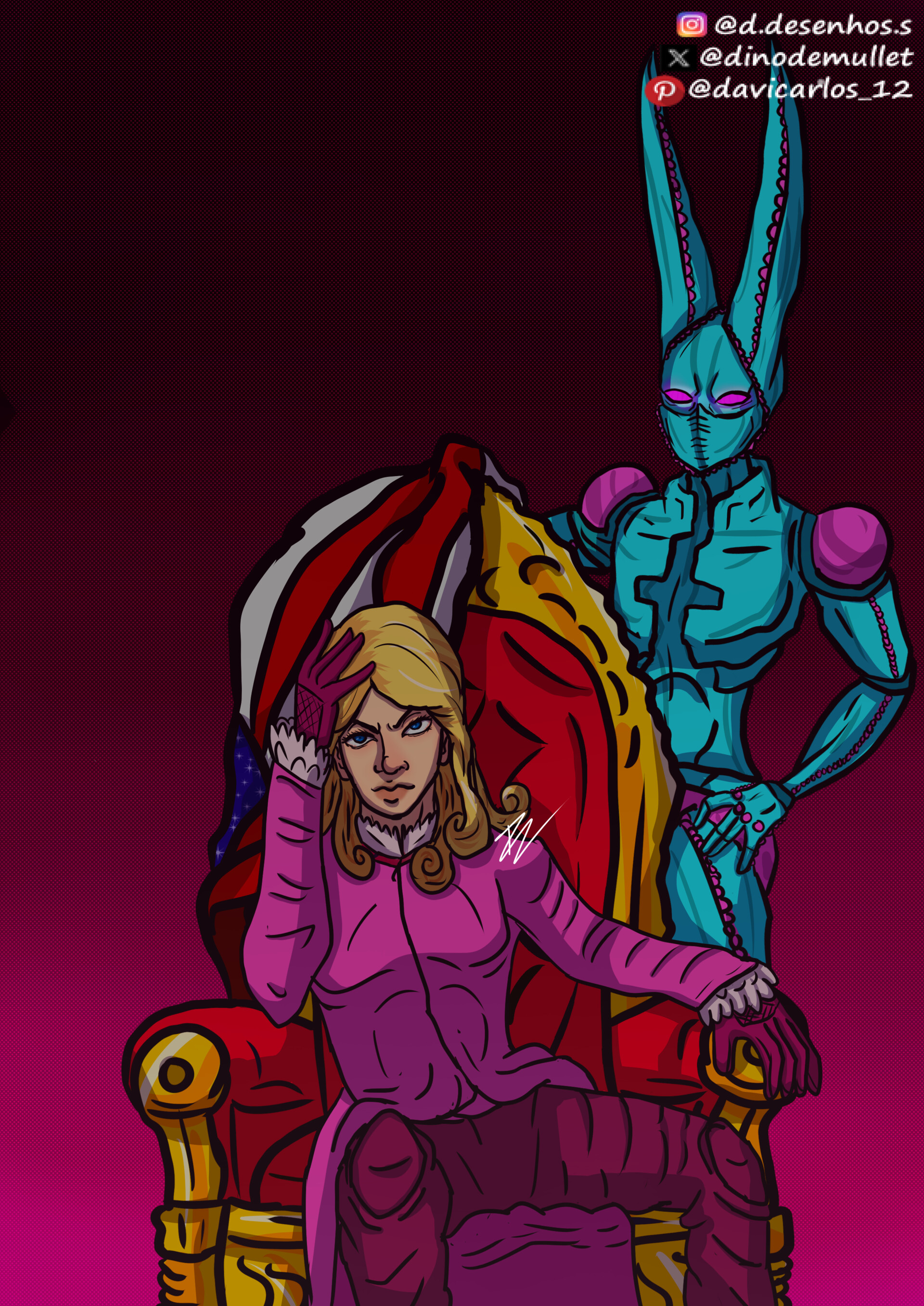 ArtStation - President Funny Valentine & D4C