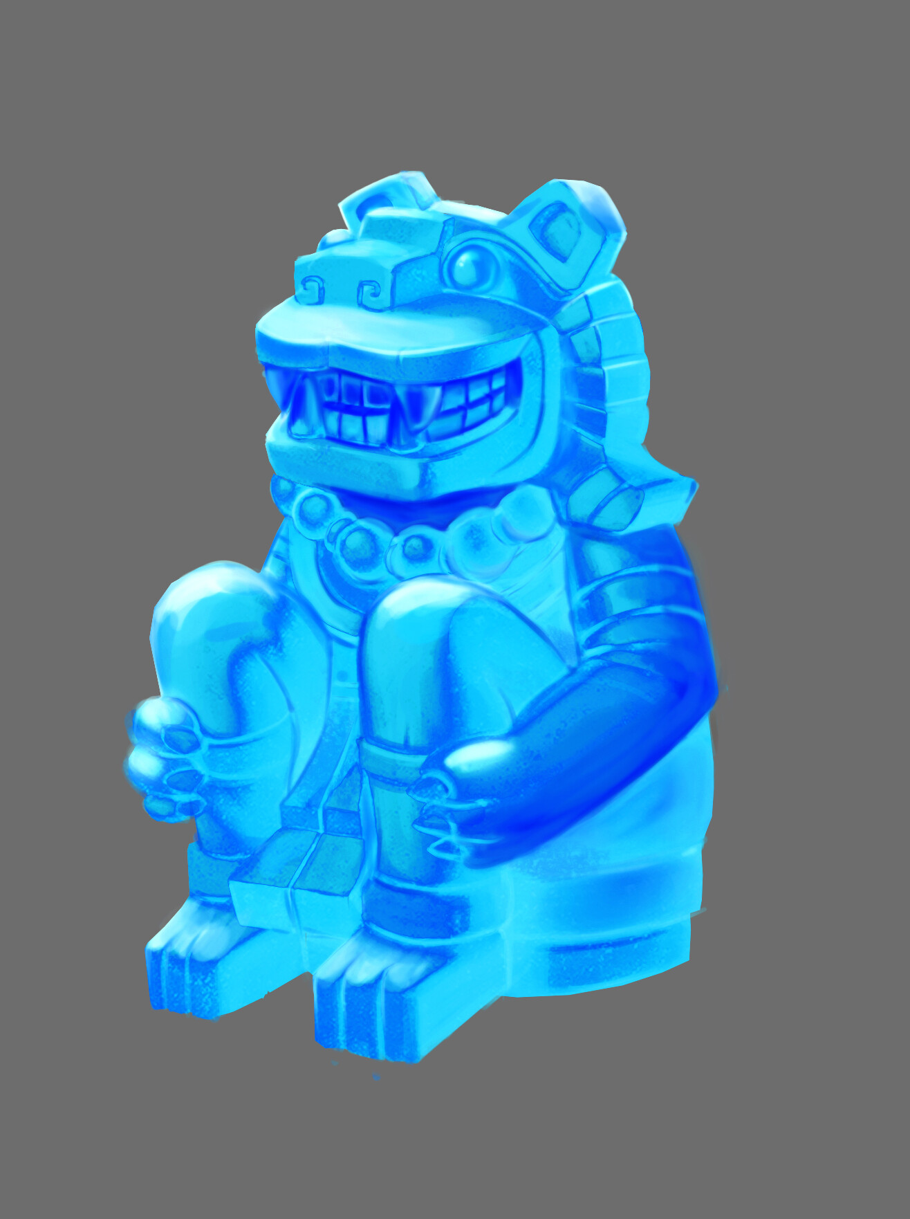 ArtStation - ice sculpture render and stone sculpture render