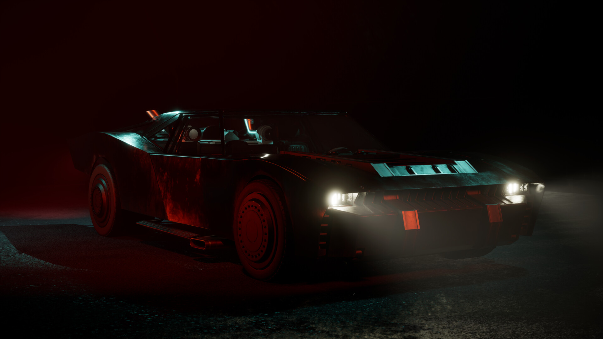 ArtStation - The Batman (2022) Batmobile Fan Art