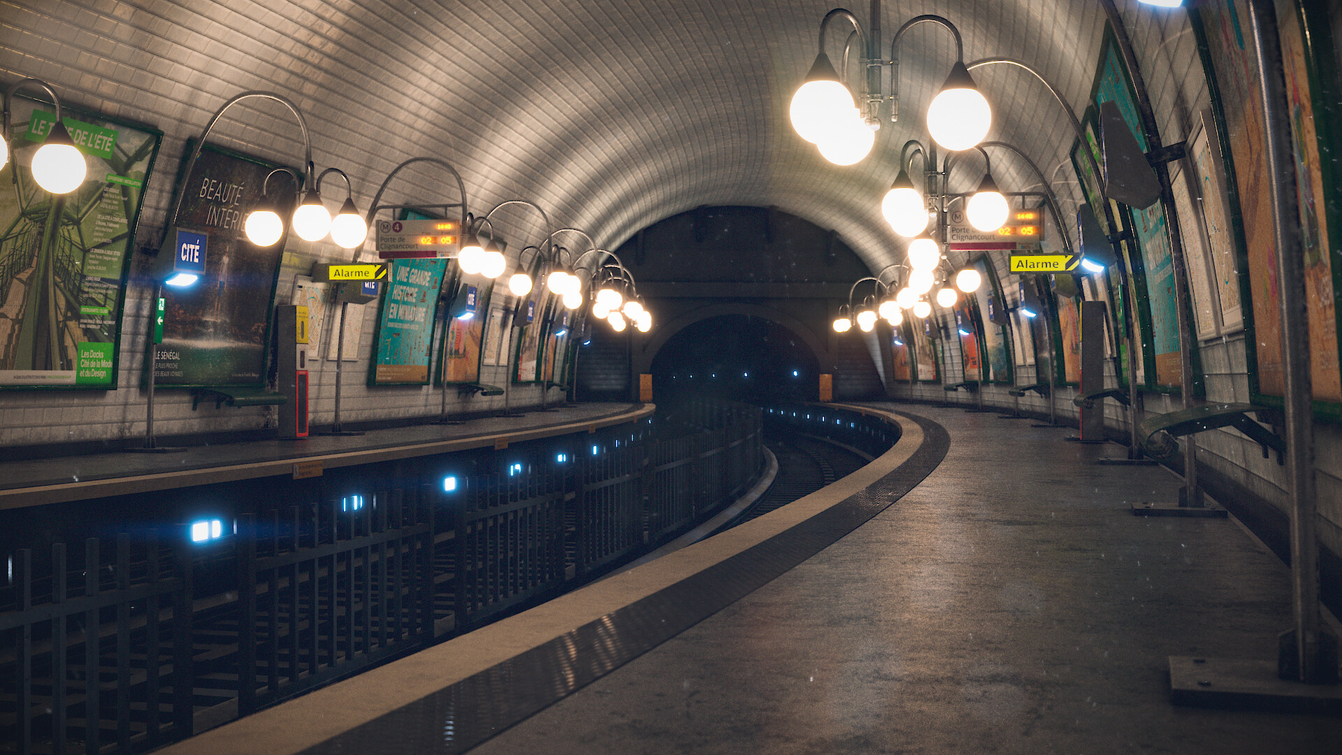 ArtStation - Metro Station