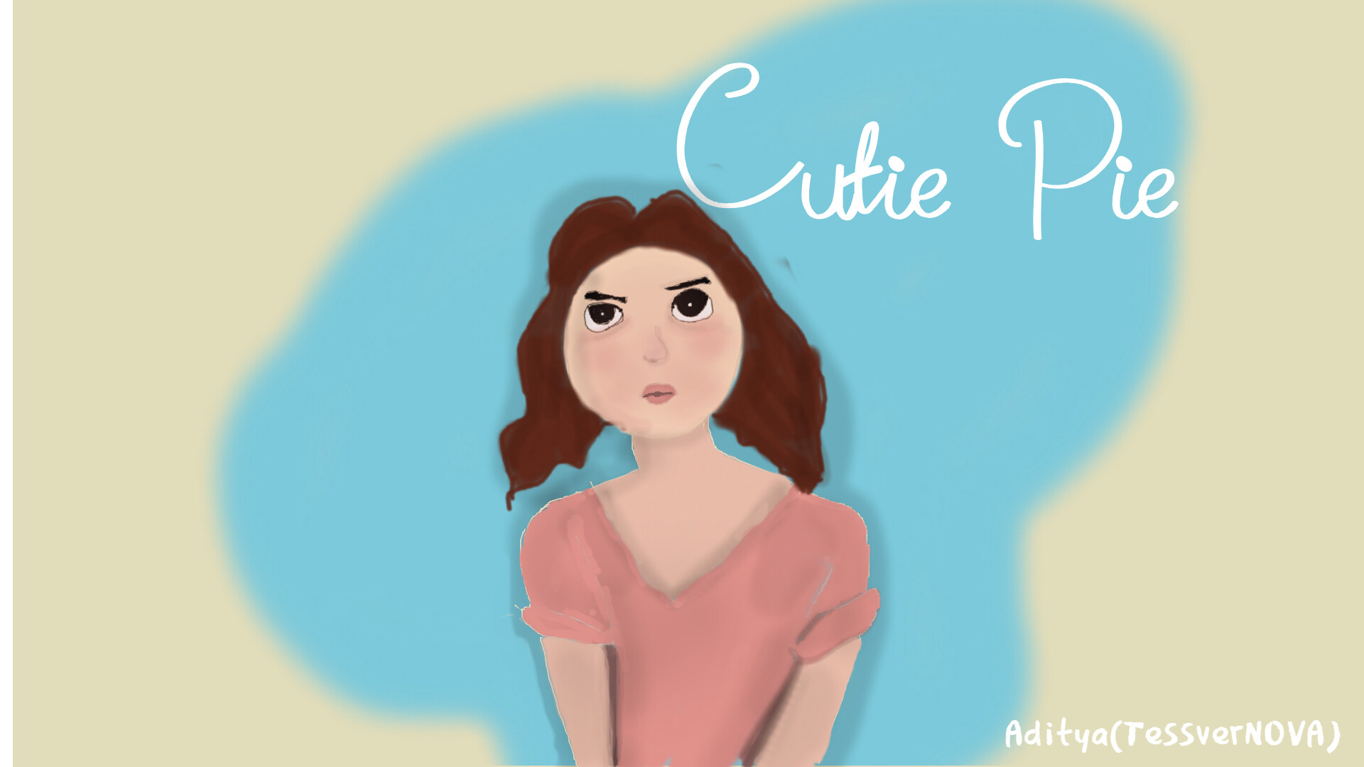 ArtStation - Cutie Pie , Peaceful Illustration 🕊️:-Aditya(TessverNOVA)