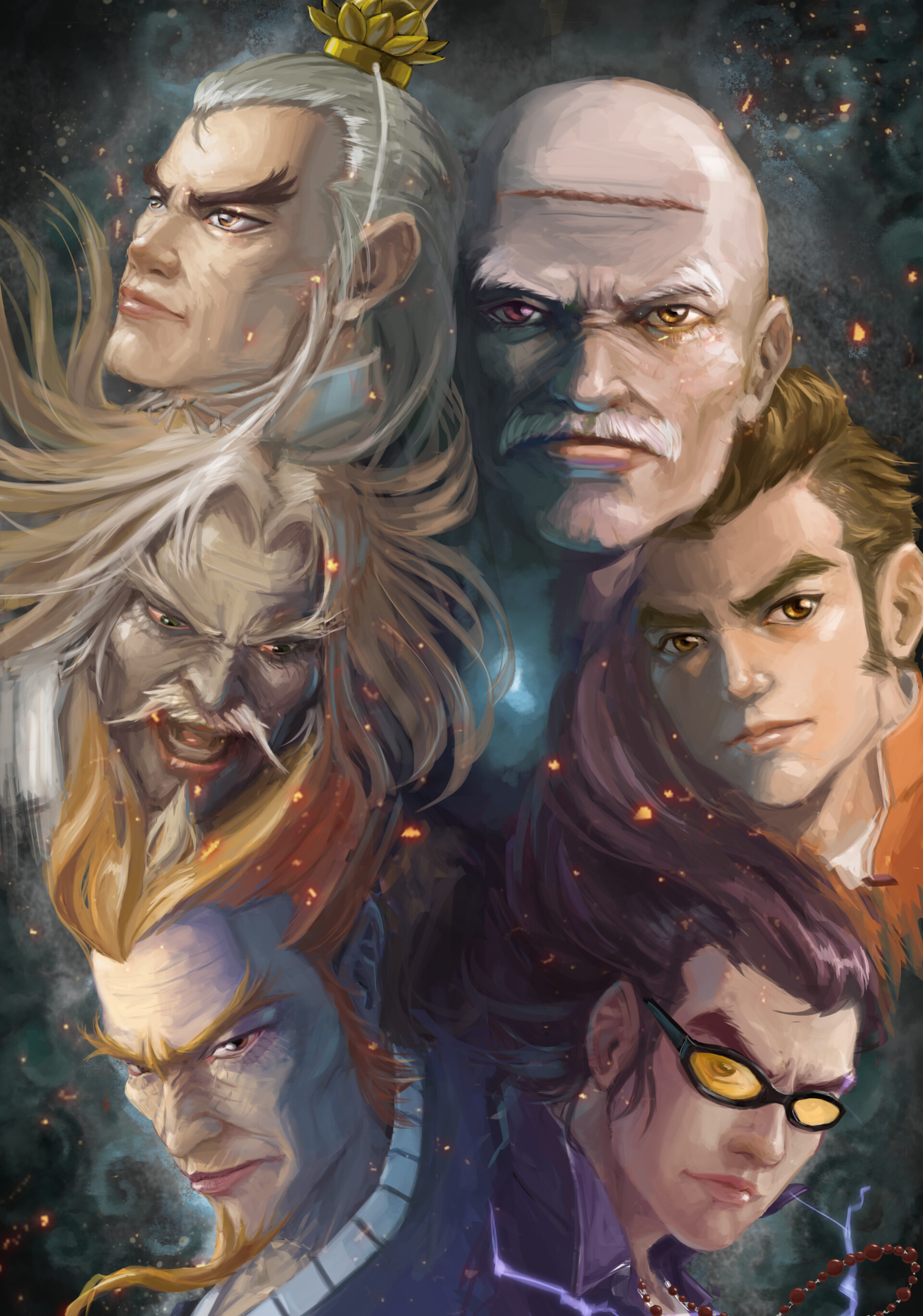 ArtStation - Dragon Tiger Gate|Oriental Heroes|《龍虎門》