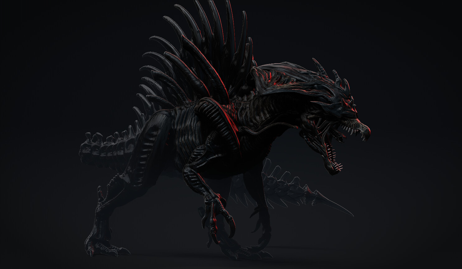 ArtStation - Xenomorph - Spinosaurus