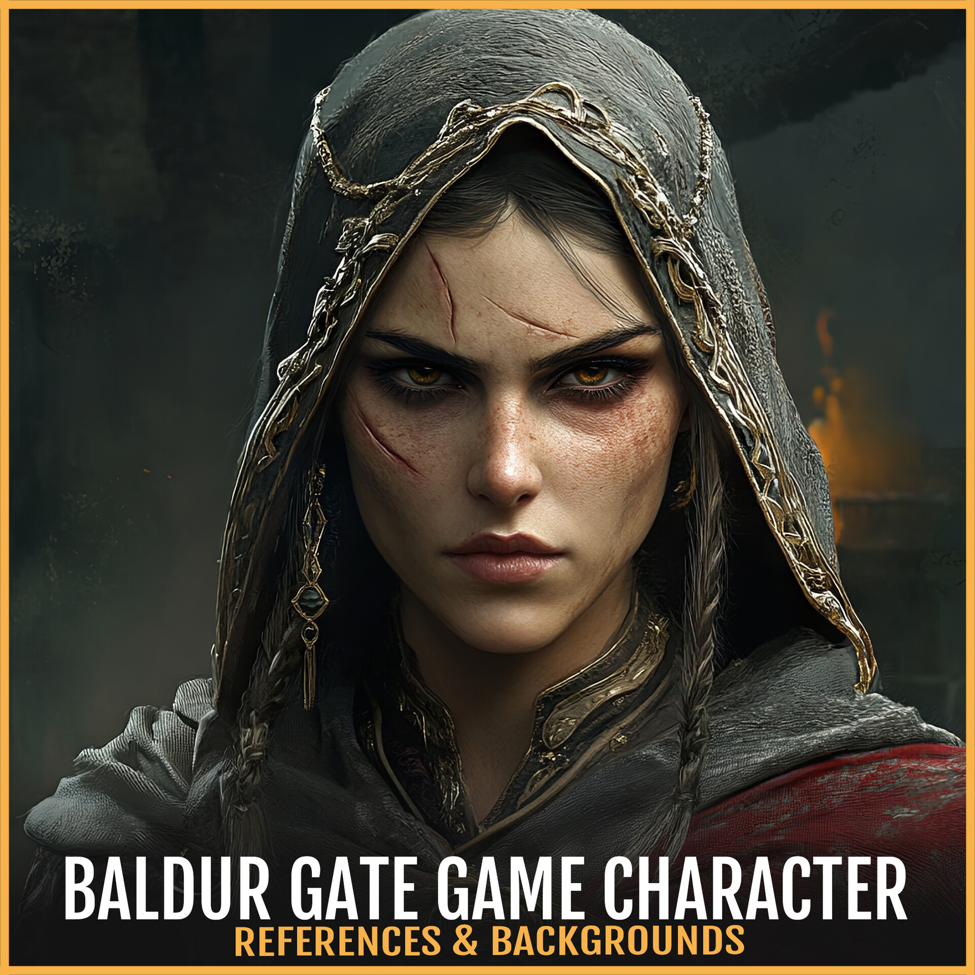 ArtStation - 505 BALDUR GATE GAME CHARACTER