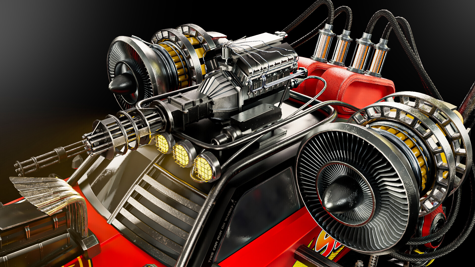 Aman Mondal - Lightning McQueen Charger SCI-Fi concept car