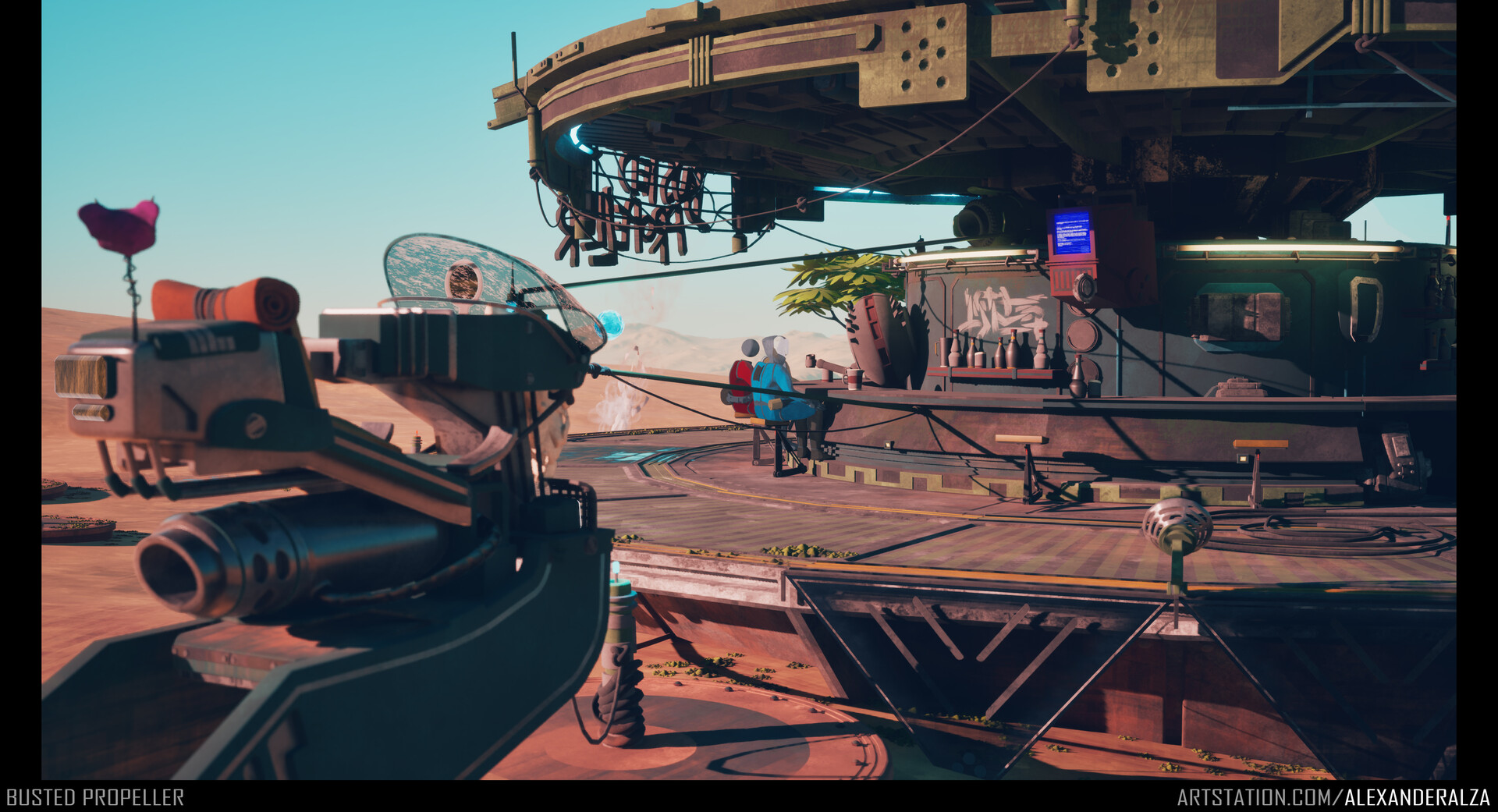 Alexander Alza - Game Art Portfolio - Busted Propeller