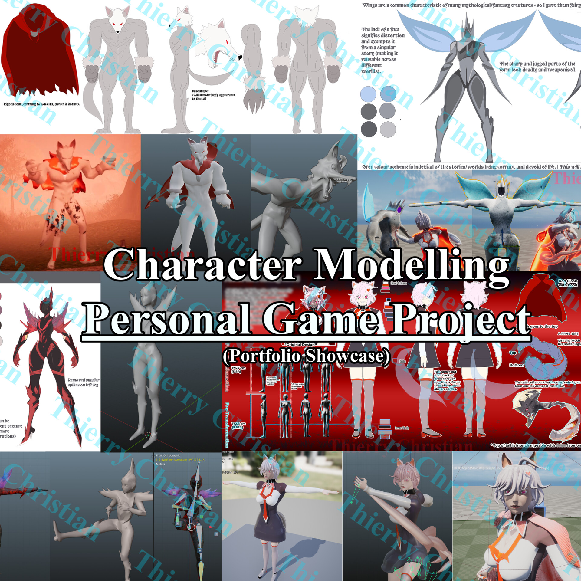 ArtStation - Personal (Unreleased) Project - Character Development