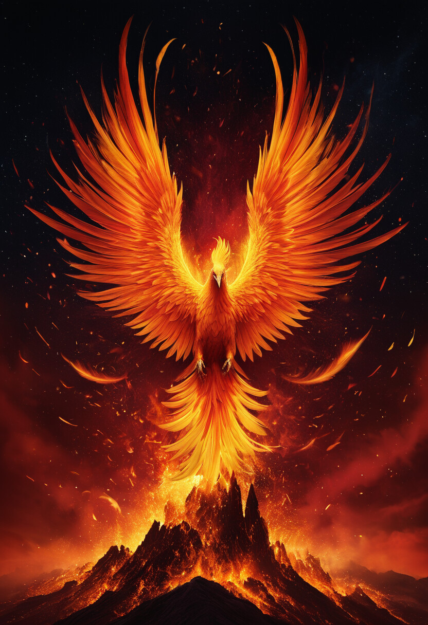 ArtStation - Fiery Phoenix