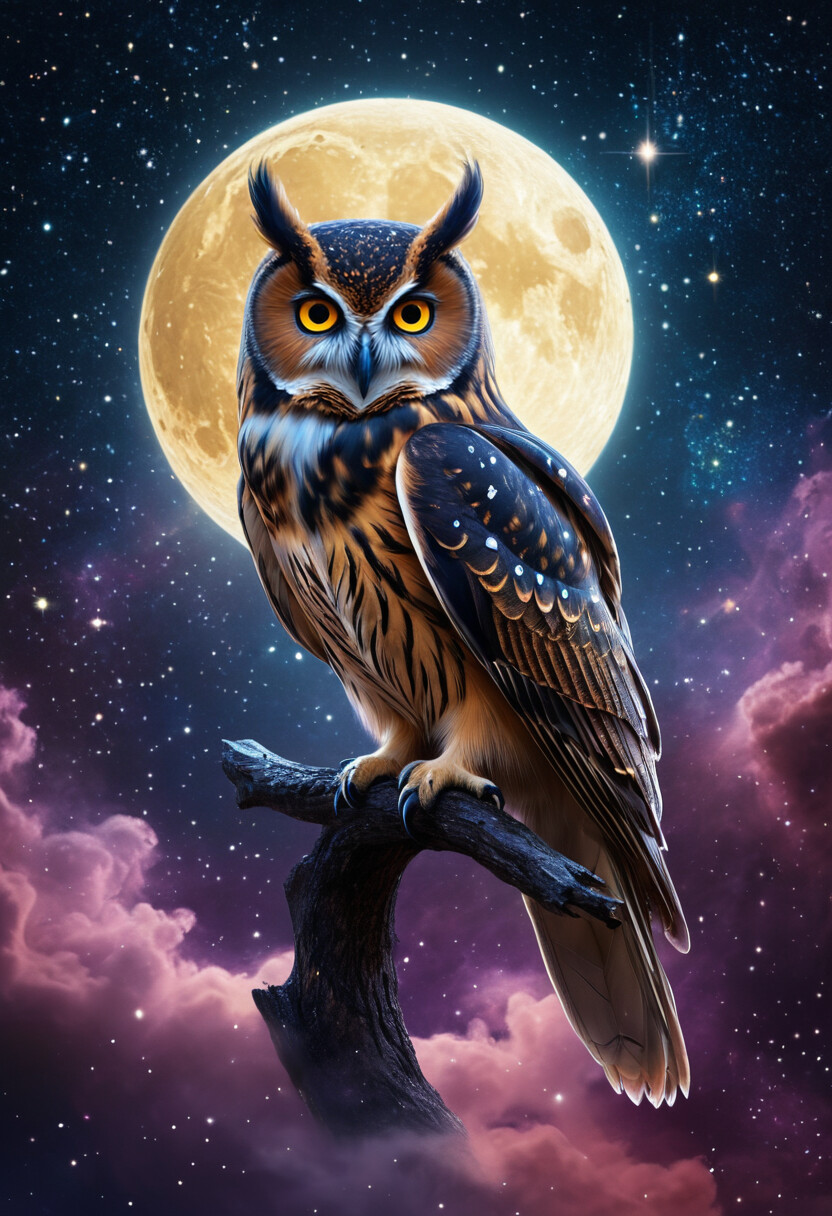 ArtStation - Celestial Owl