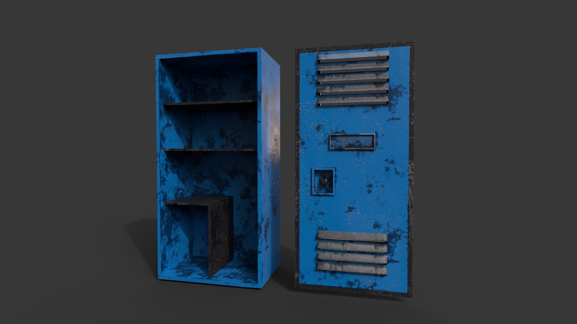 ArtStation - Abandoned School Locker - Versatile Low-Poly 3D Model for ...