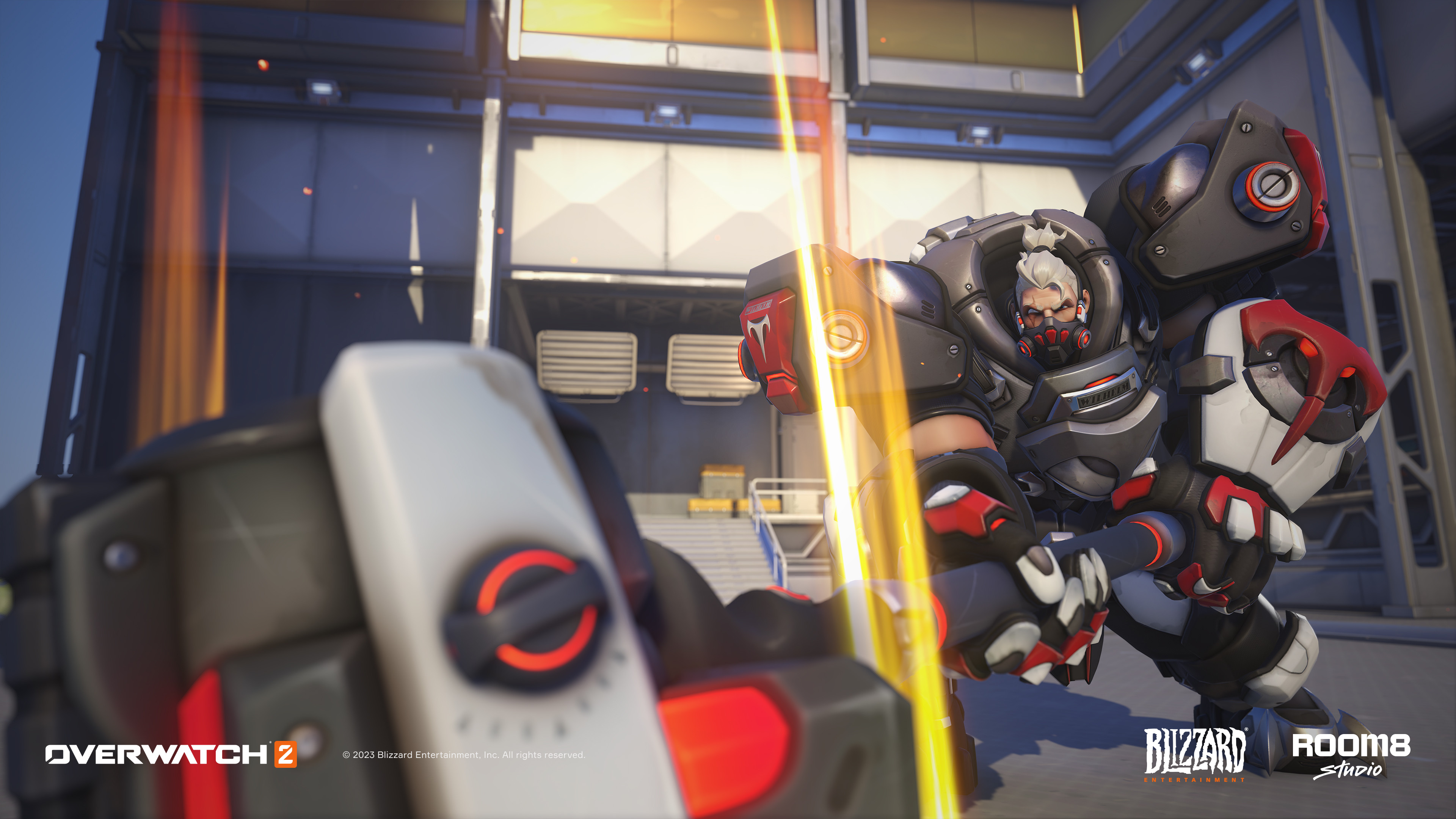 Room 8 Studio - Portfolio - Reinhardt Fallen Knight (Overwatch 2)