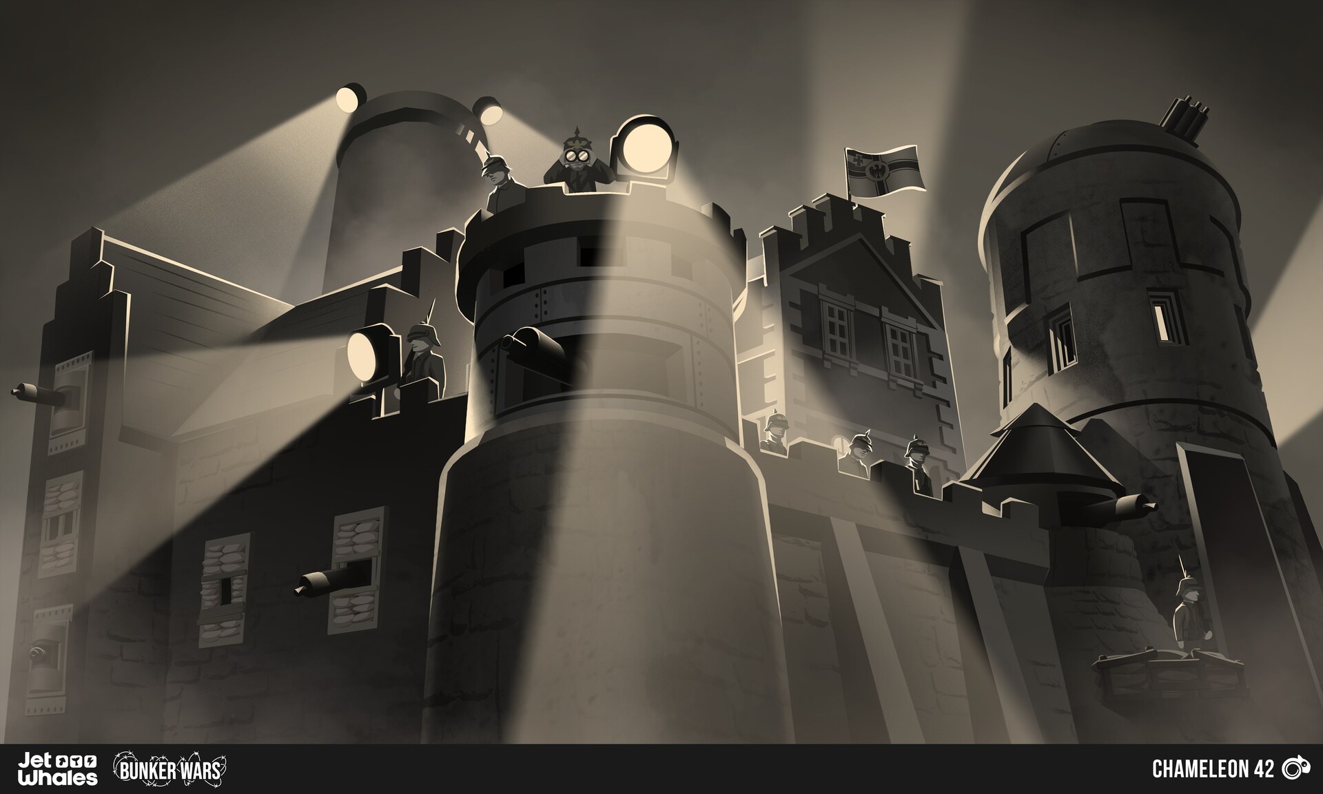 Chameleon 42 - Bunker Wars | Animation Art