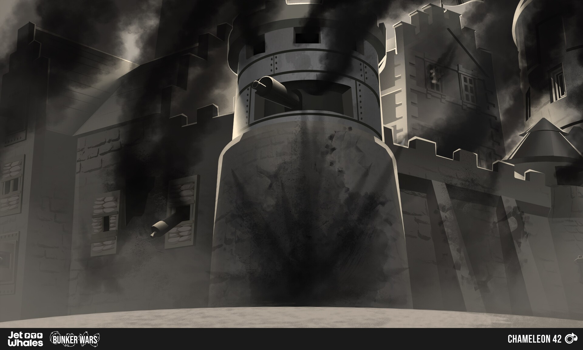 Chameleon 42 - Bunker Wars | Animation Art