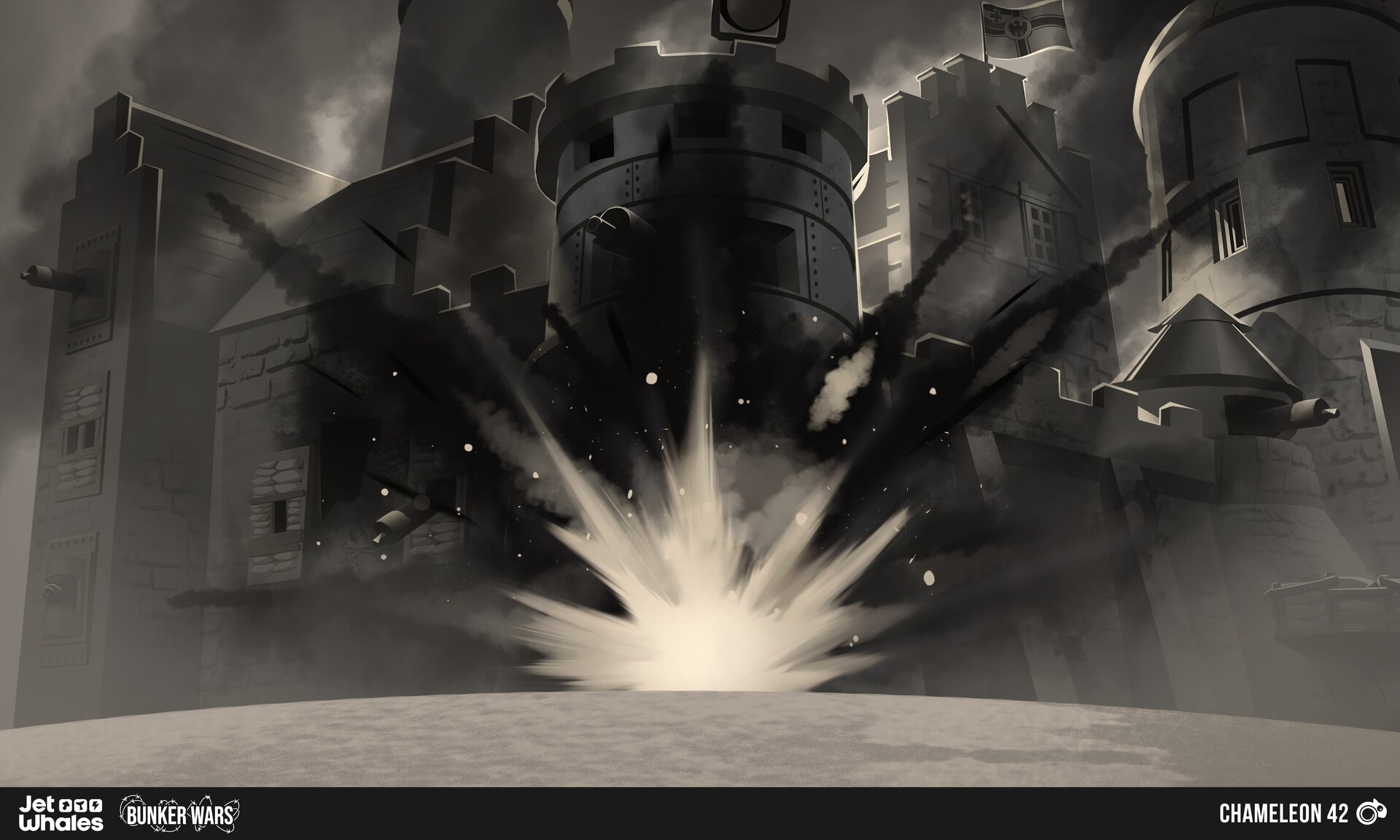 Chameleon 42 - Bunker Wars | Animation Art