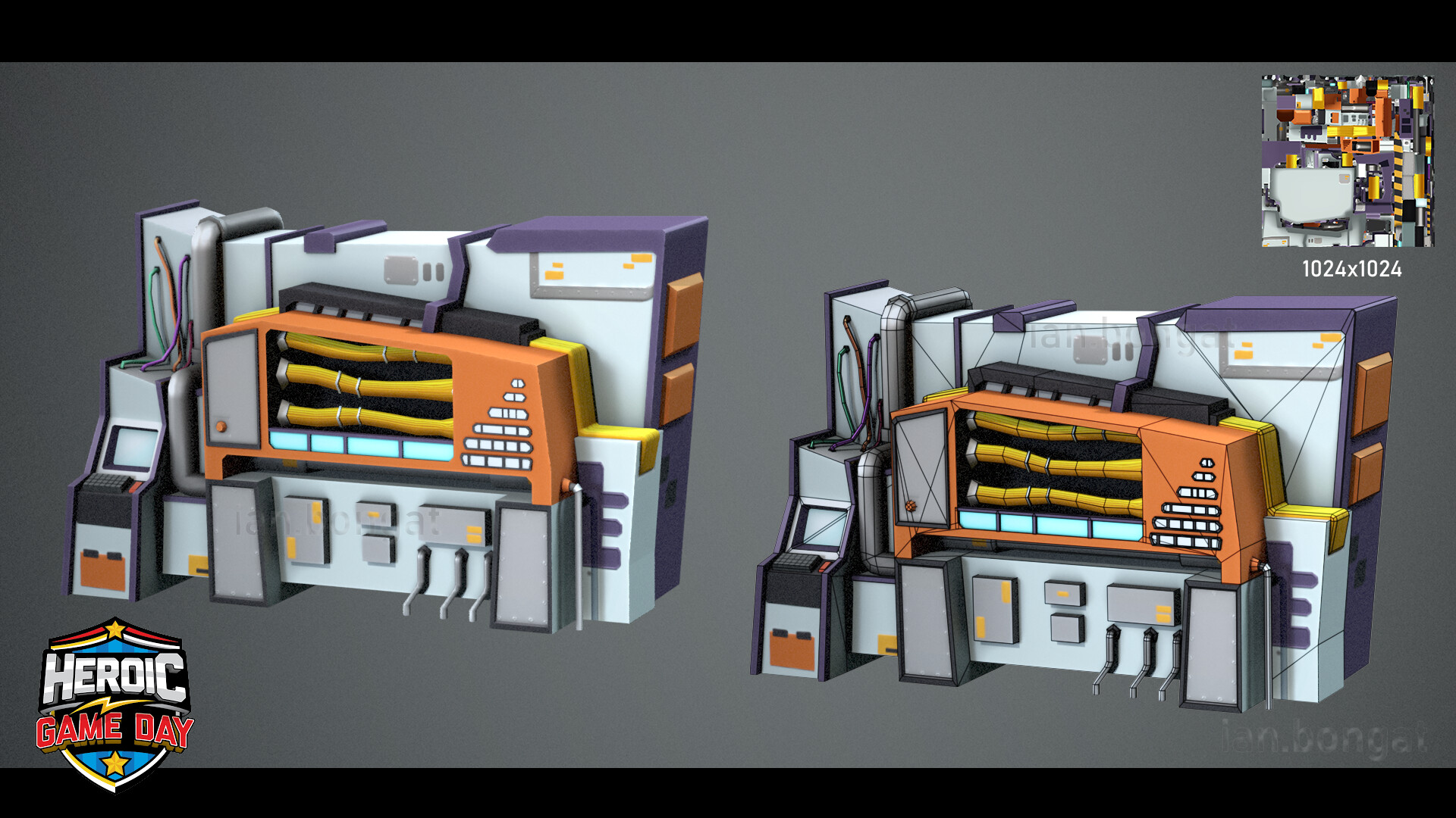 ArtStation - Low Poly Modeling - HL Machinery