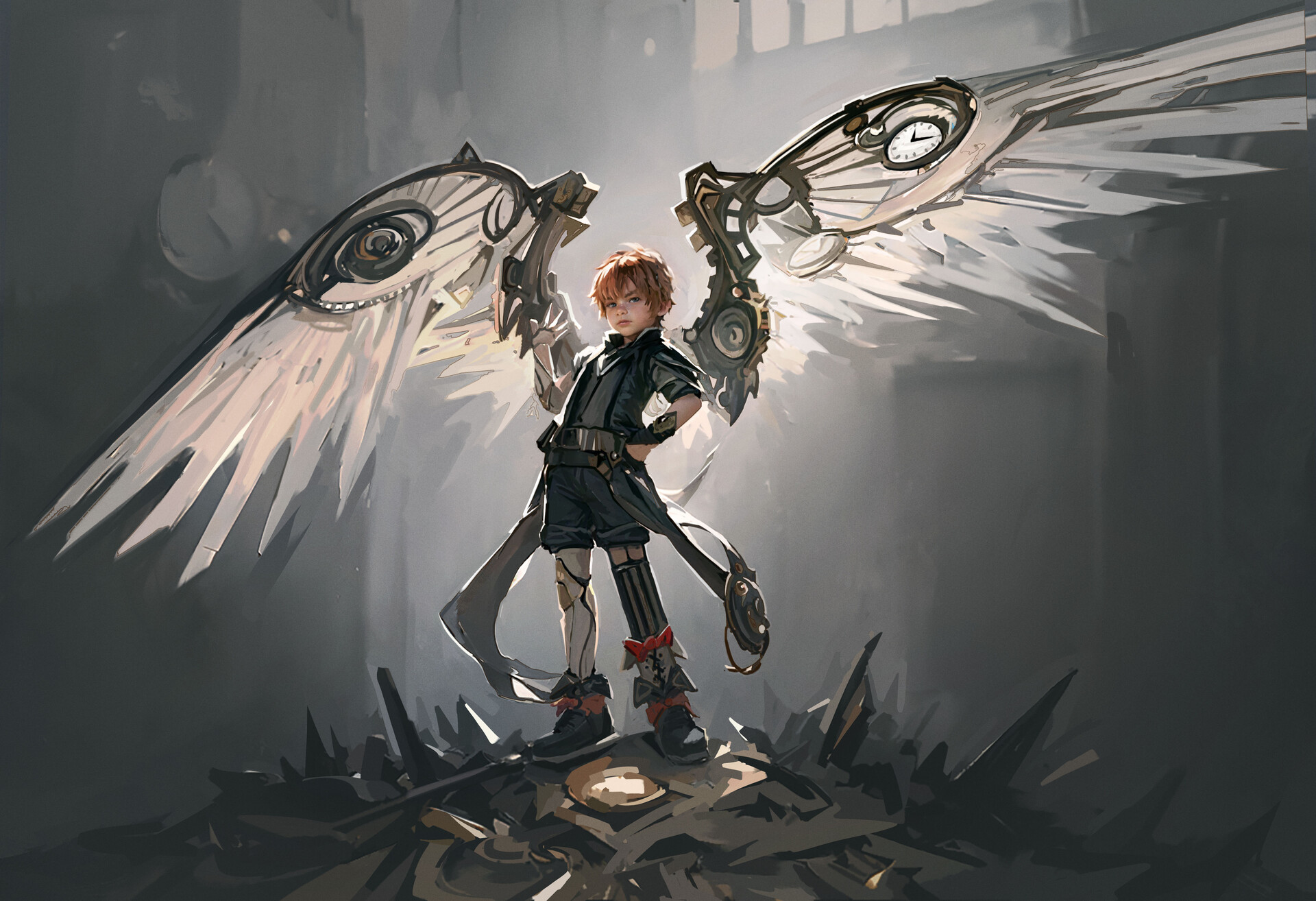 Mechanical Angel Wallpaper