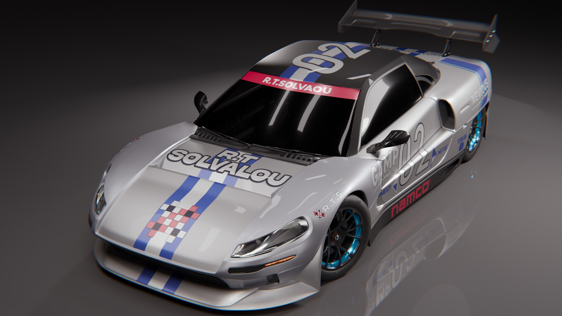 ArtStation - assoluto bisonte - ridge racer type 4 costum fanart