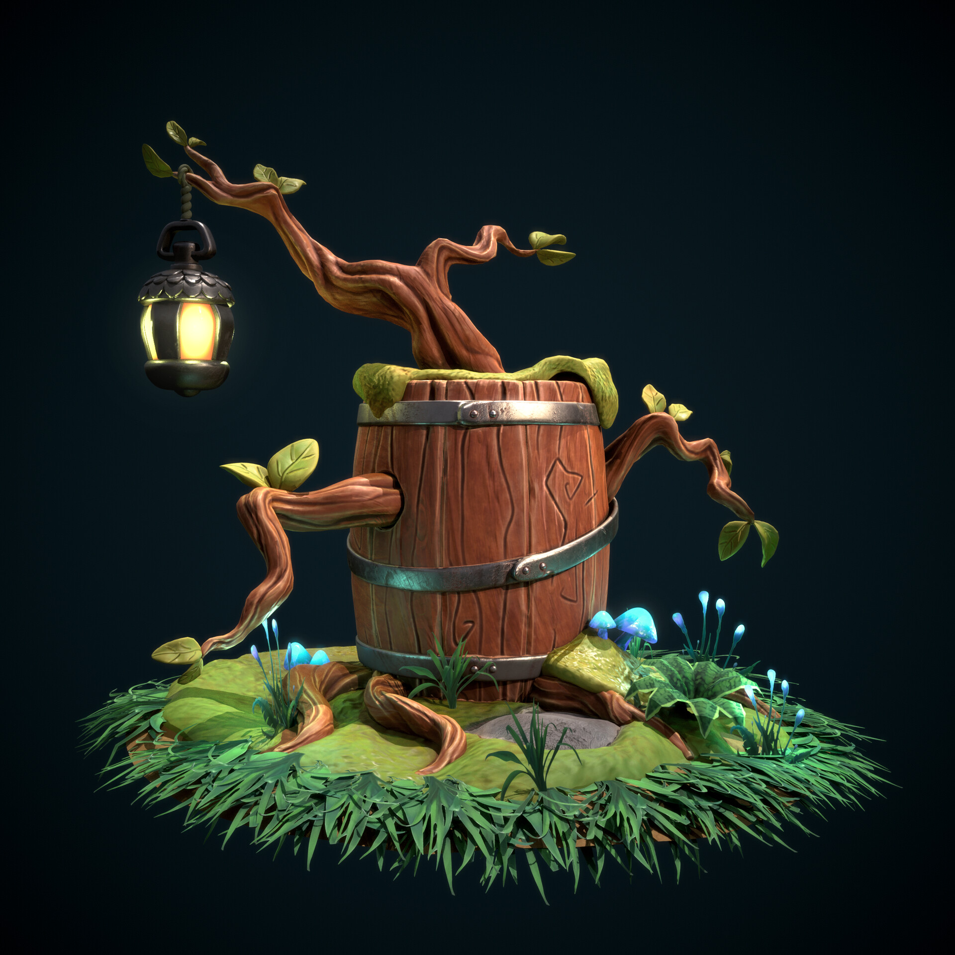 ArtStation - Forest Barrel