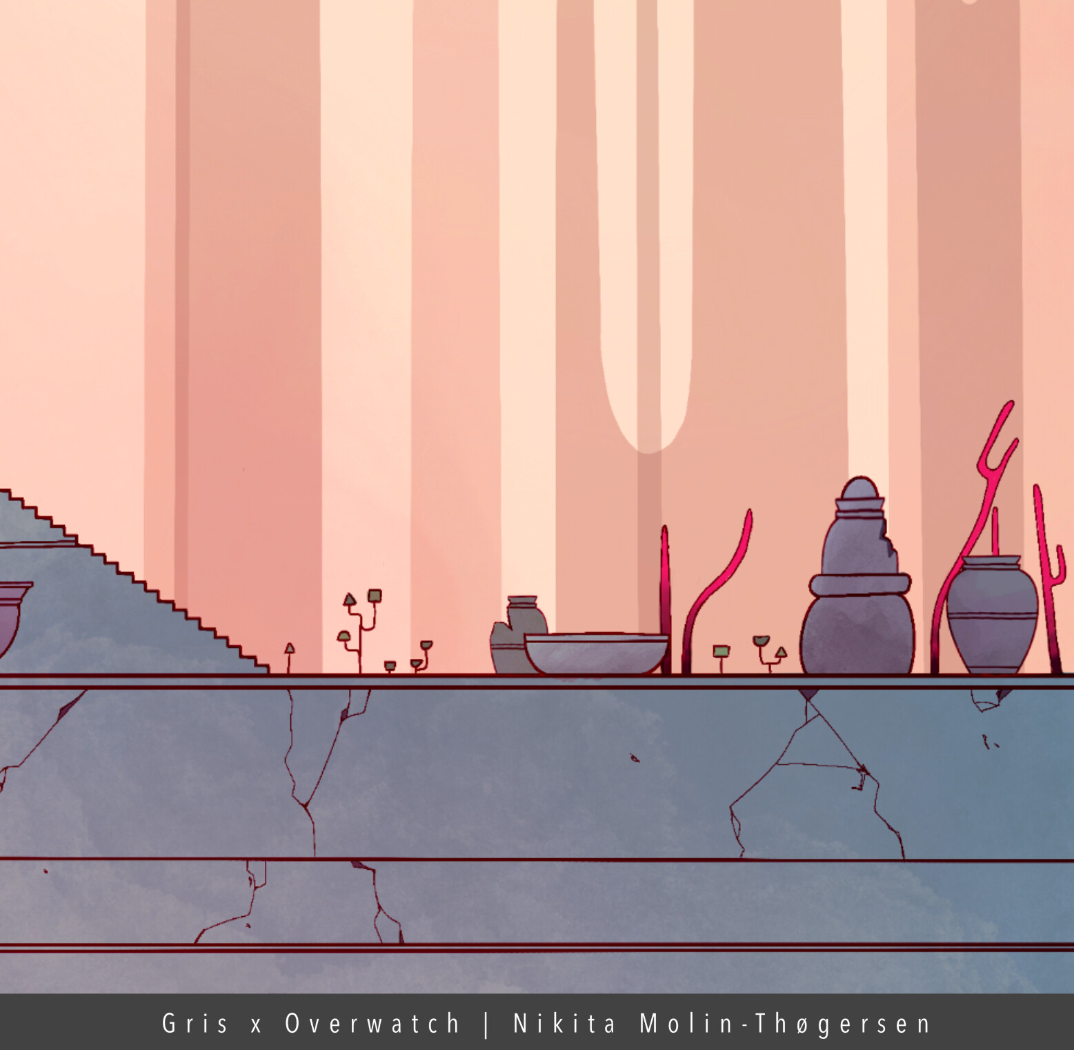 Nikita Molin-Thøgersen - Gris x Overwatch | Fan Concept Art