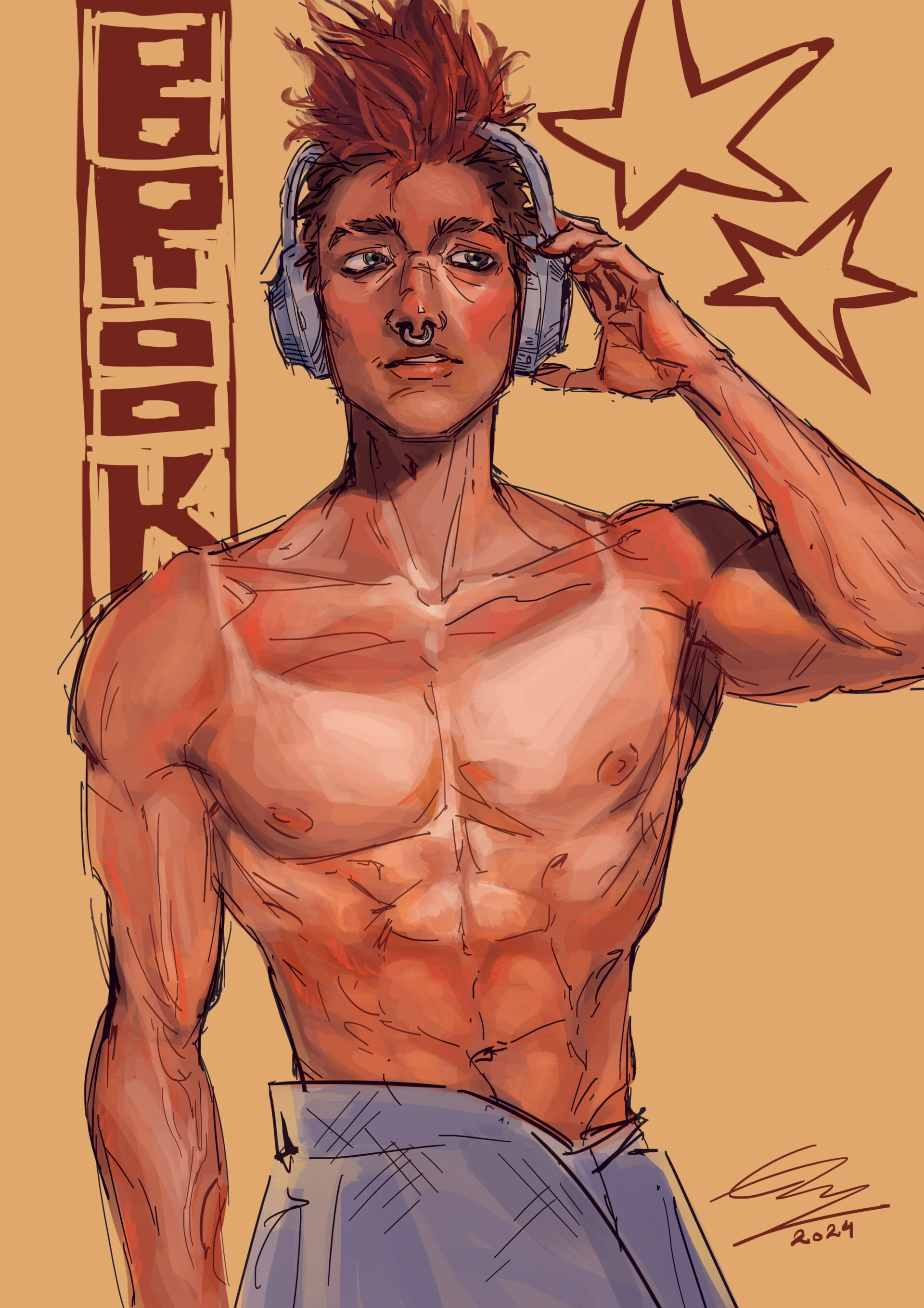 ArtStation - Brook sunburn trend