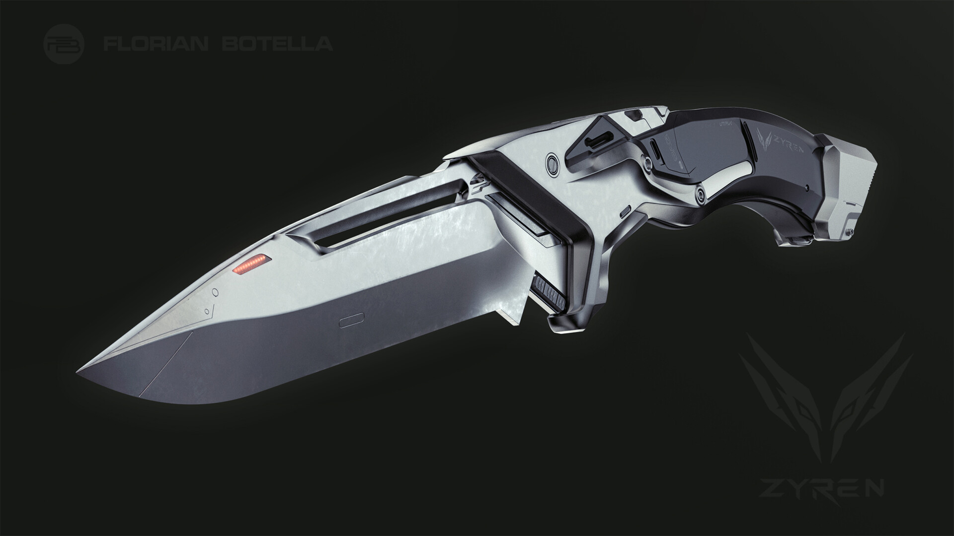 ArtStation - Sci-fi Knife concept - ZYREN
