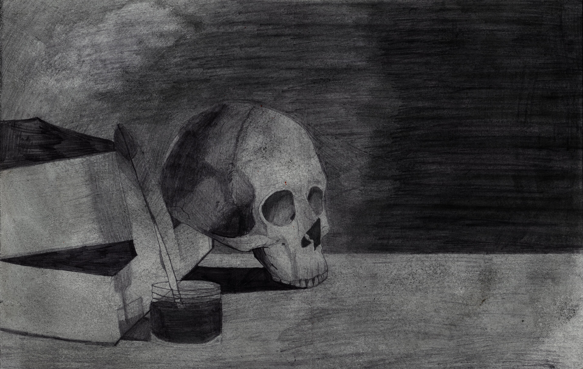 ArtStation - Skull Still Life