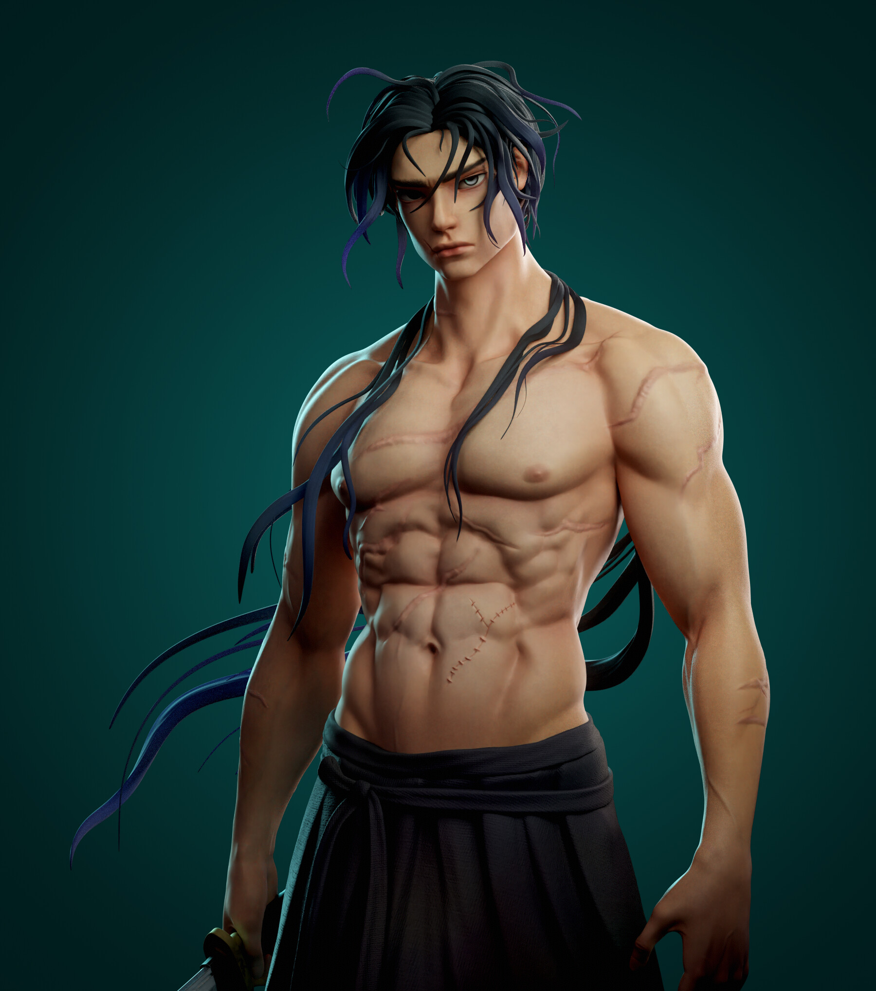 ArtStation - Samurai guy