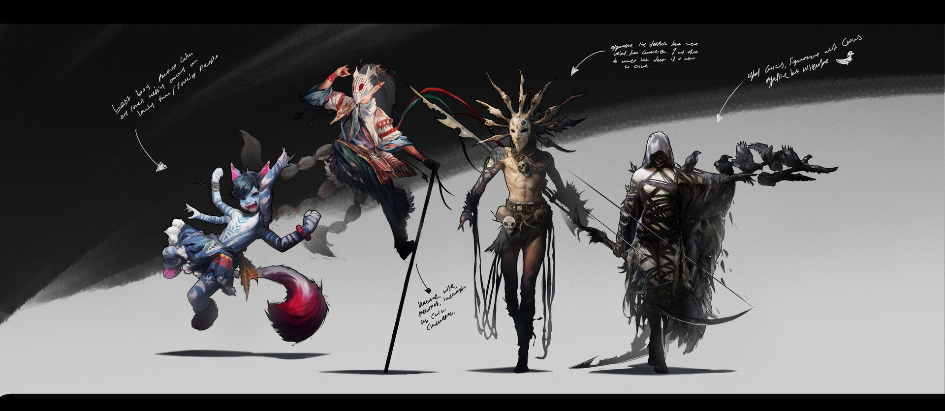 ArtStation - Tribal characters exploration