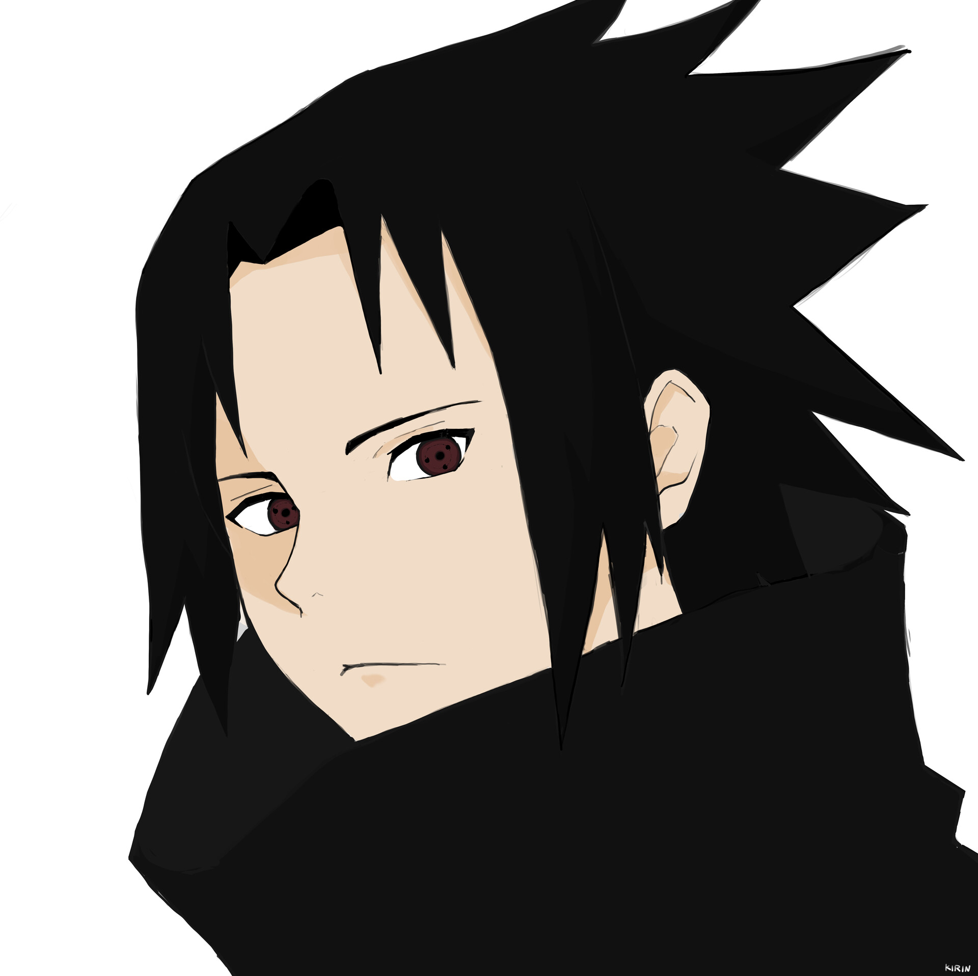 ArtStation - Uchiha Sasuke - Fan art