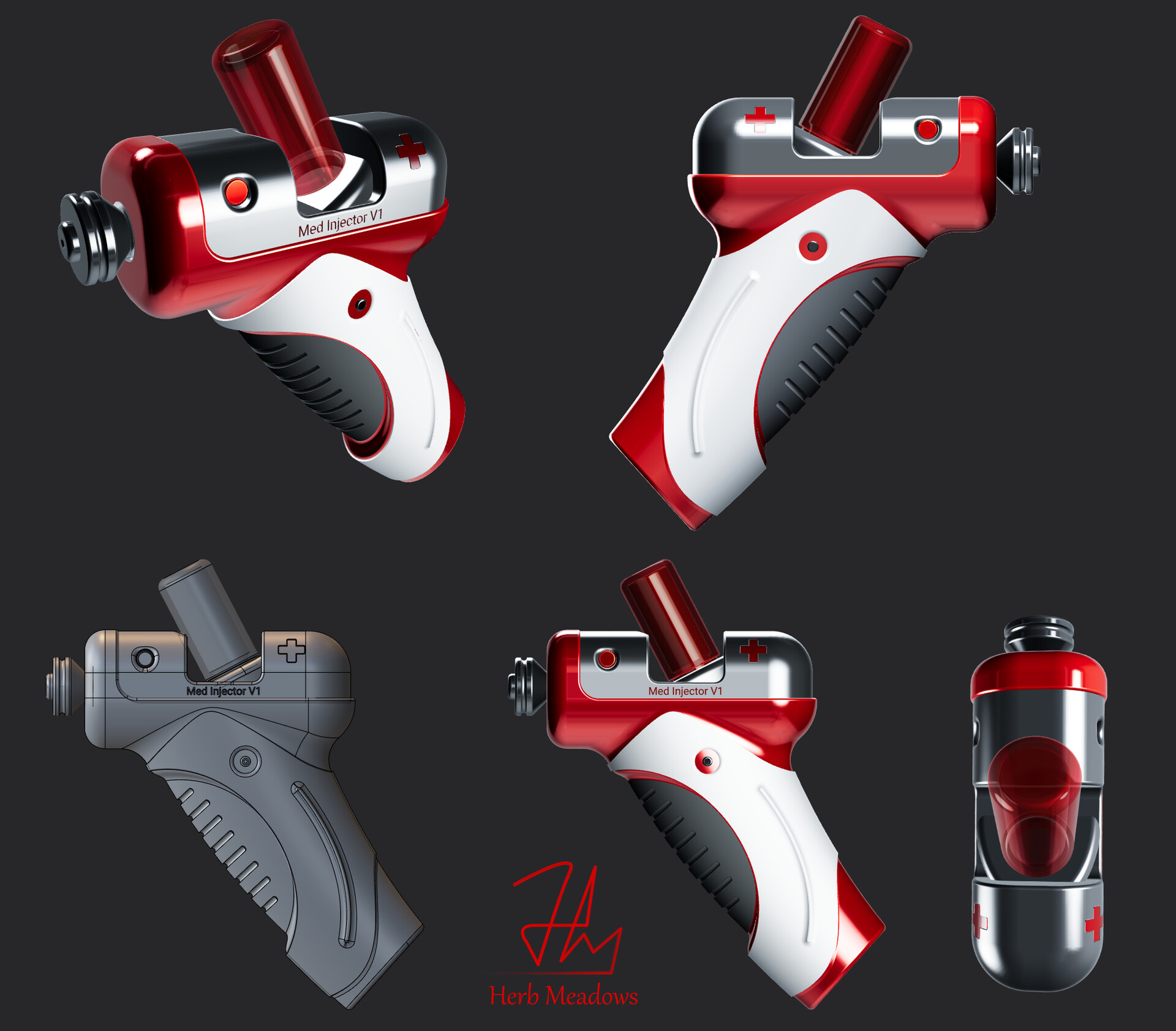 ArtStation - Concept Medical Injector