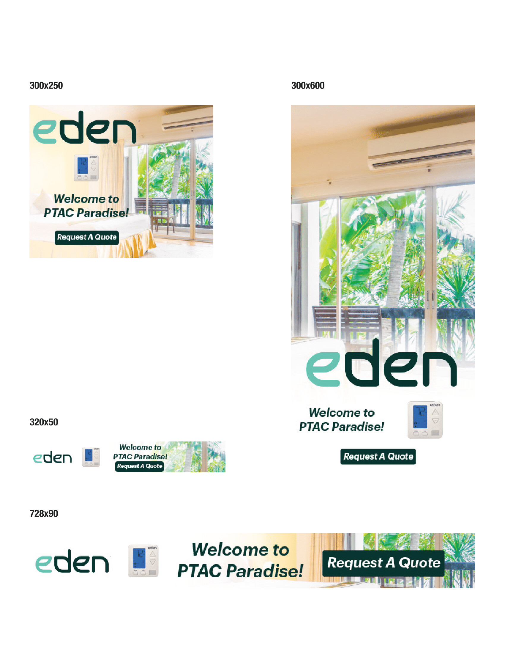 ArtStation - Amana - Eden Concierge Web Banner Ads