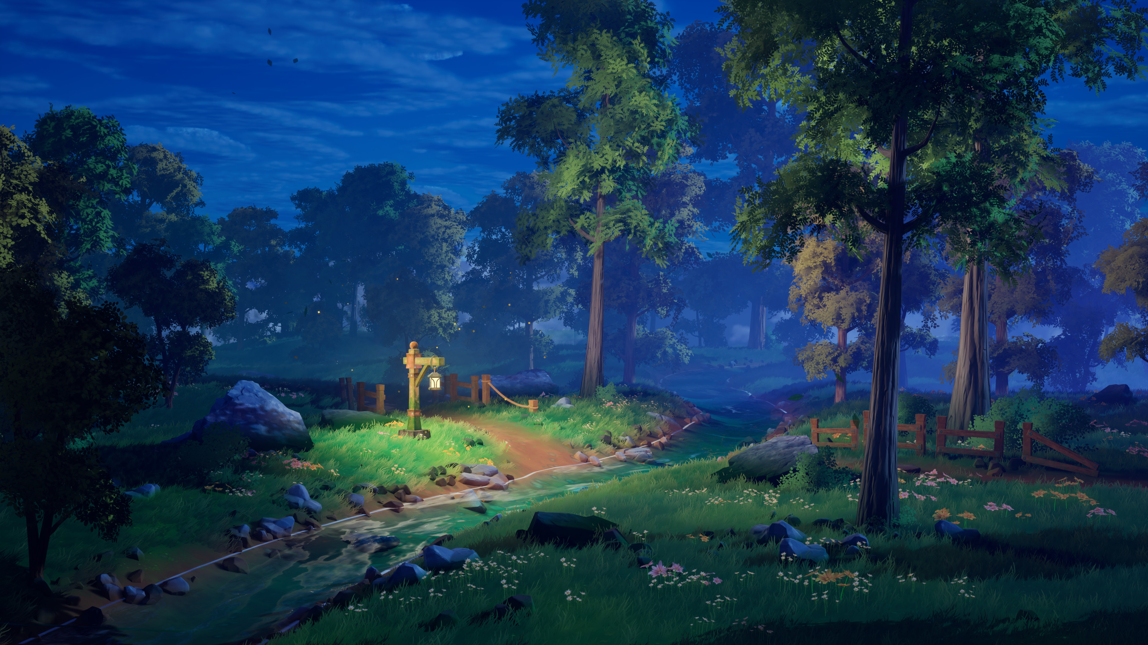 Work of Yun Li - Procedural Stylized Forest