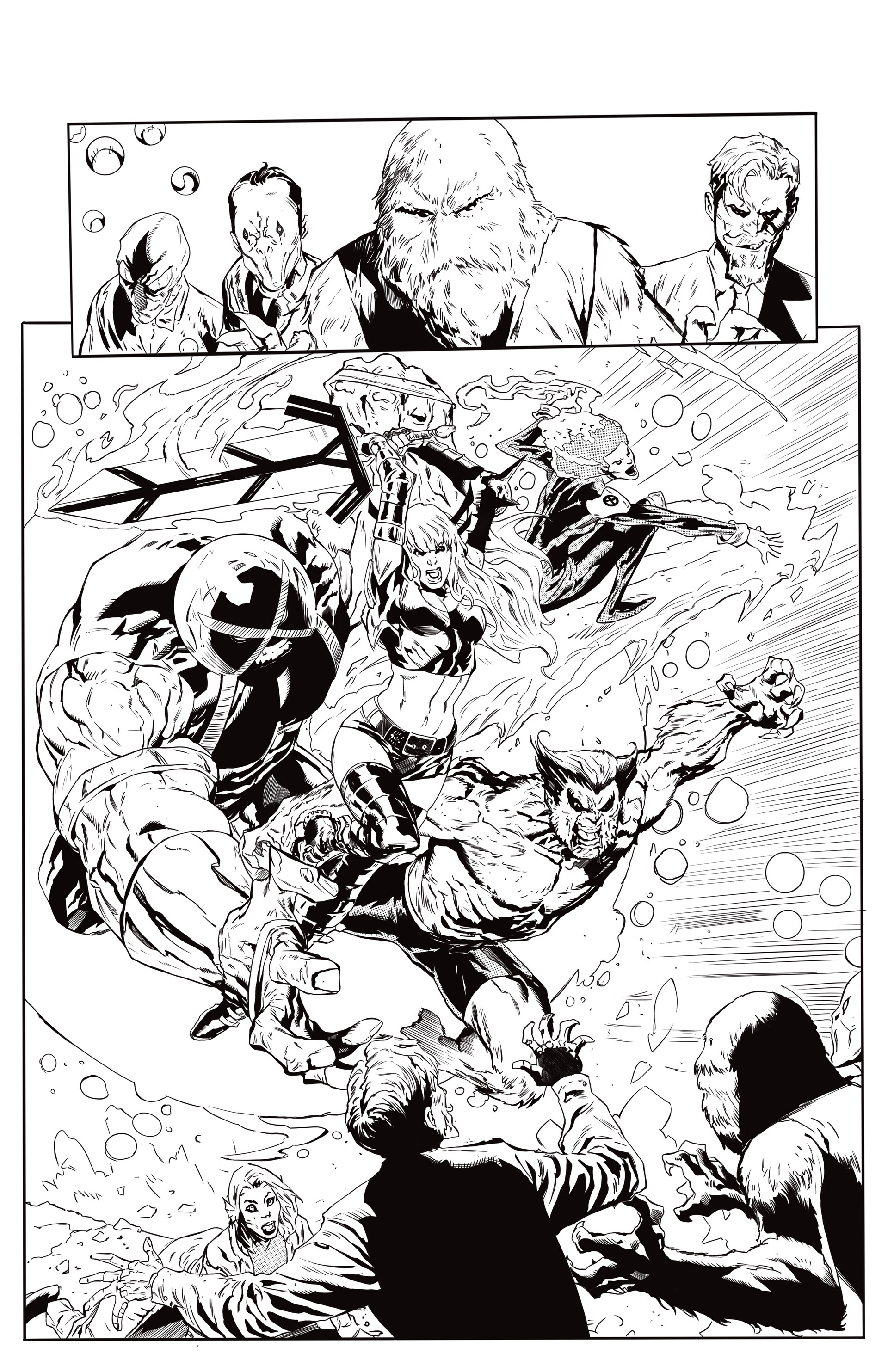 ArtStation - X-men issue 4 page 6.