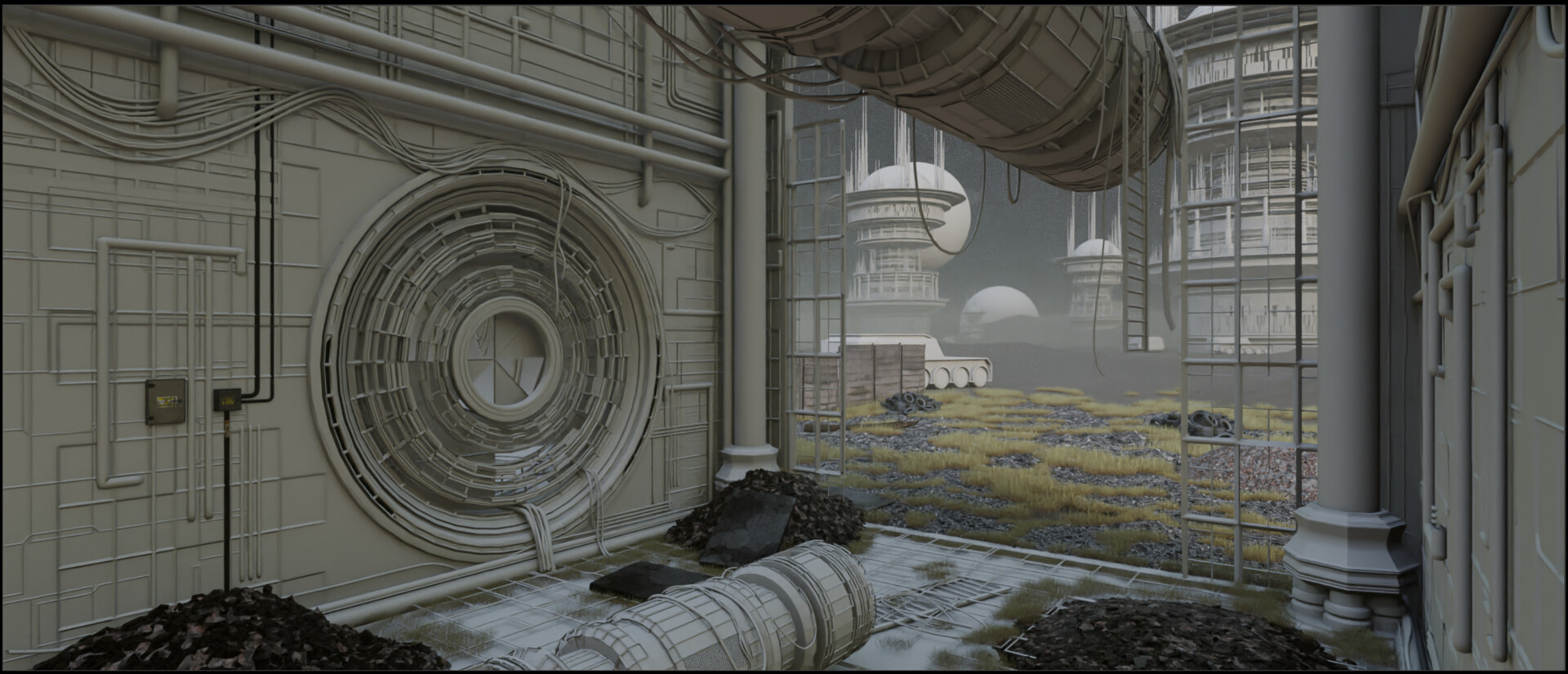 futuristic environment 3d