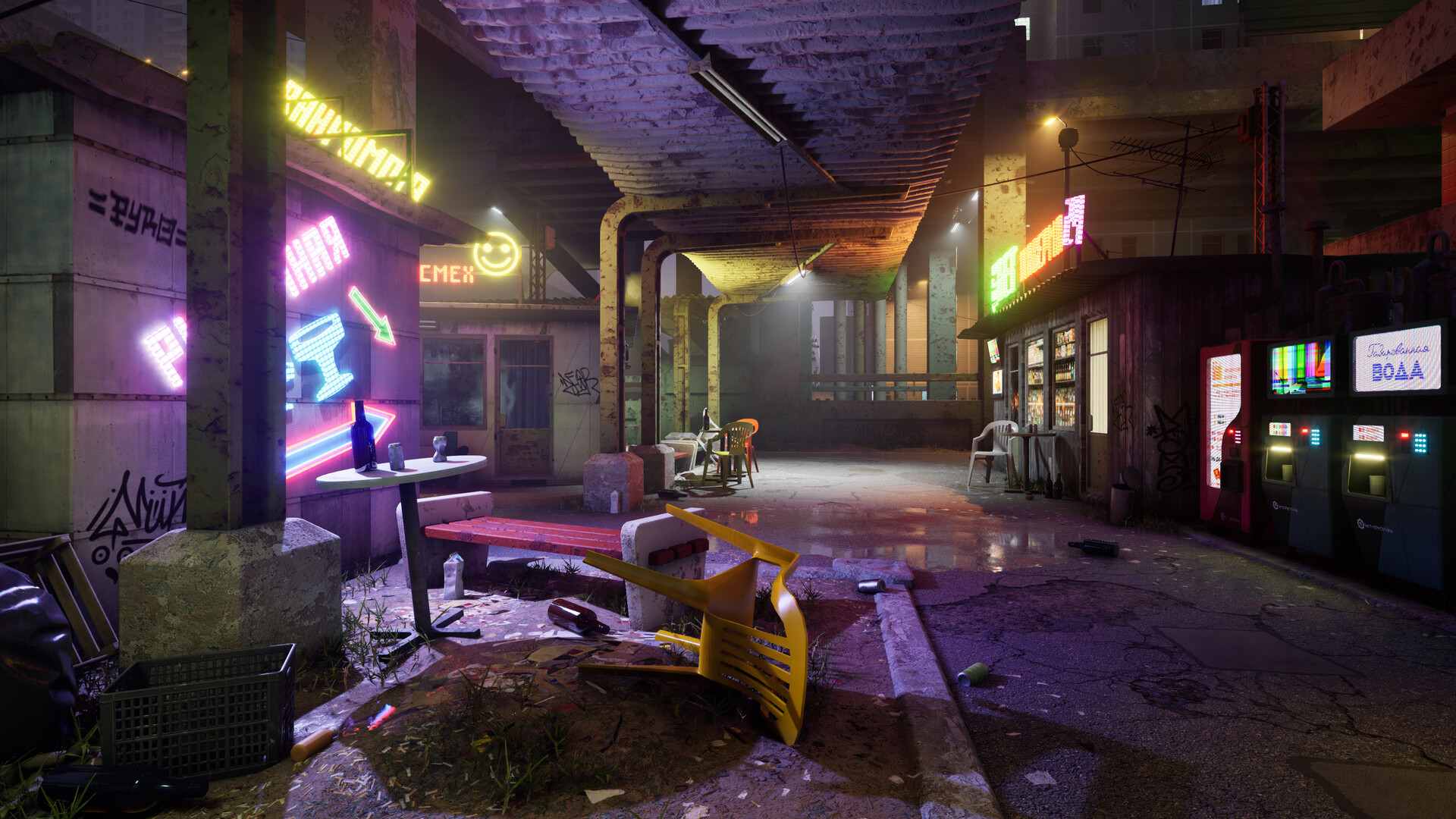 ArtStation - District B-10. Markets