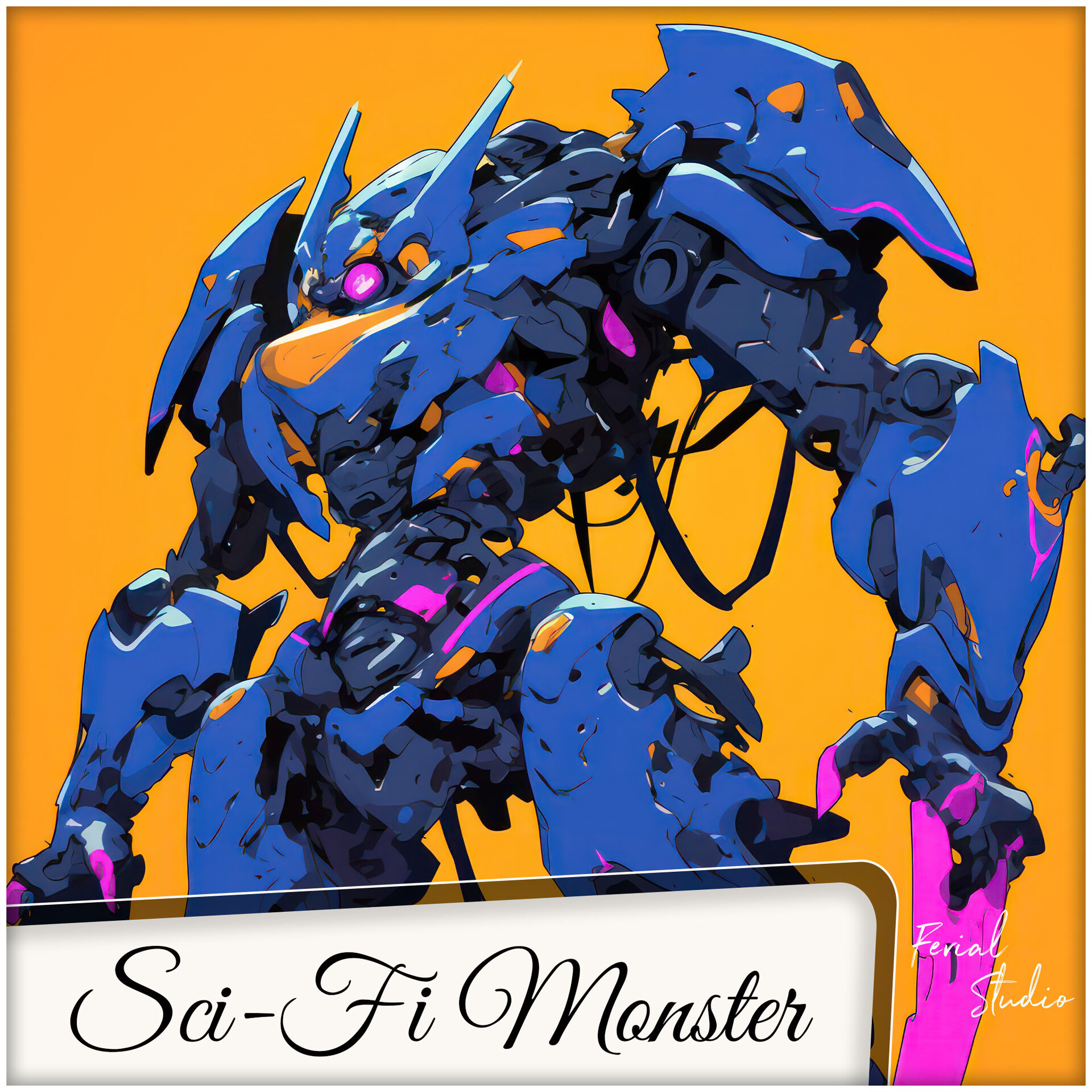 ArtStation - 🔹210 Sci-Fi Monster - Cartoon Character Reference Image ...